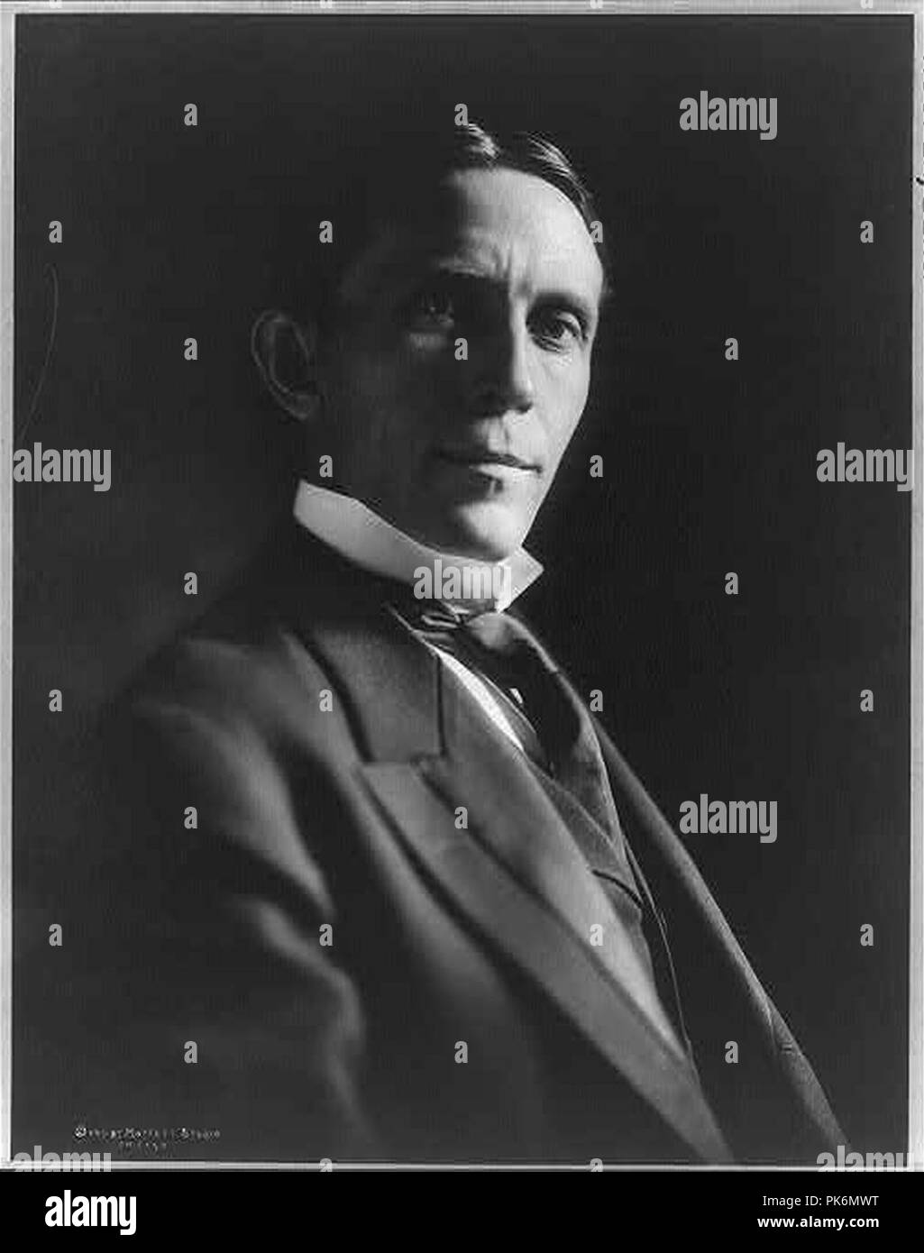 Benjamin Hooper, half length portrait, sitting Stock Photo - Alamy