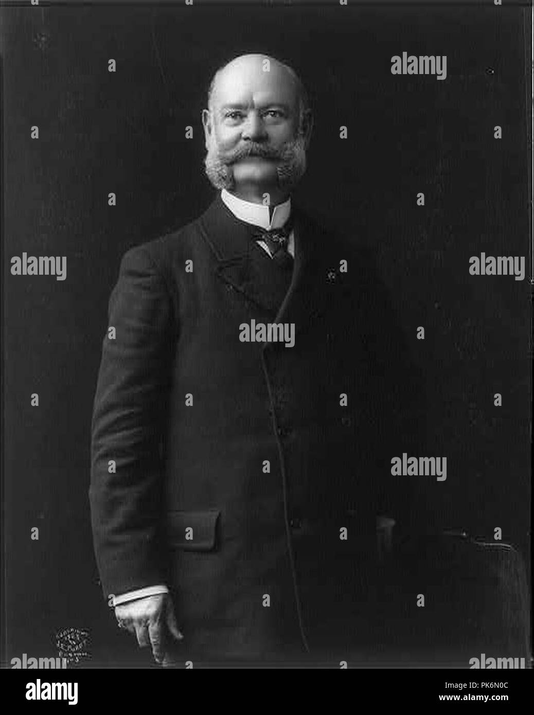 Benjamin Peffer Lamberton, 1844-1912, half length portrait, standing ...