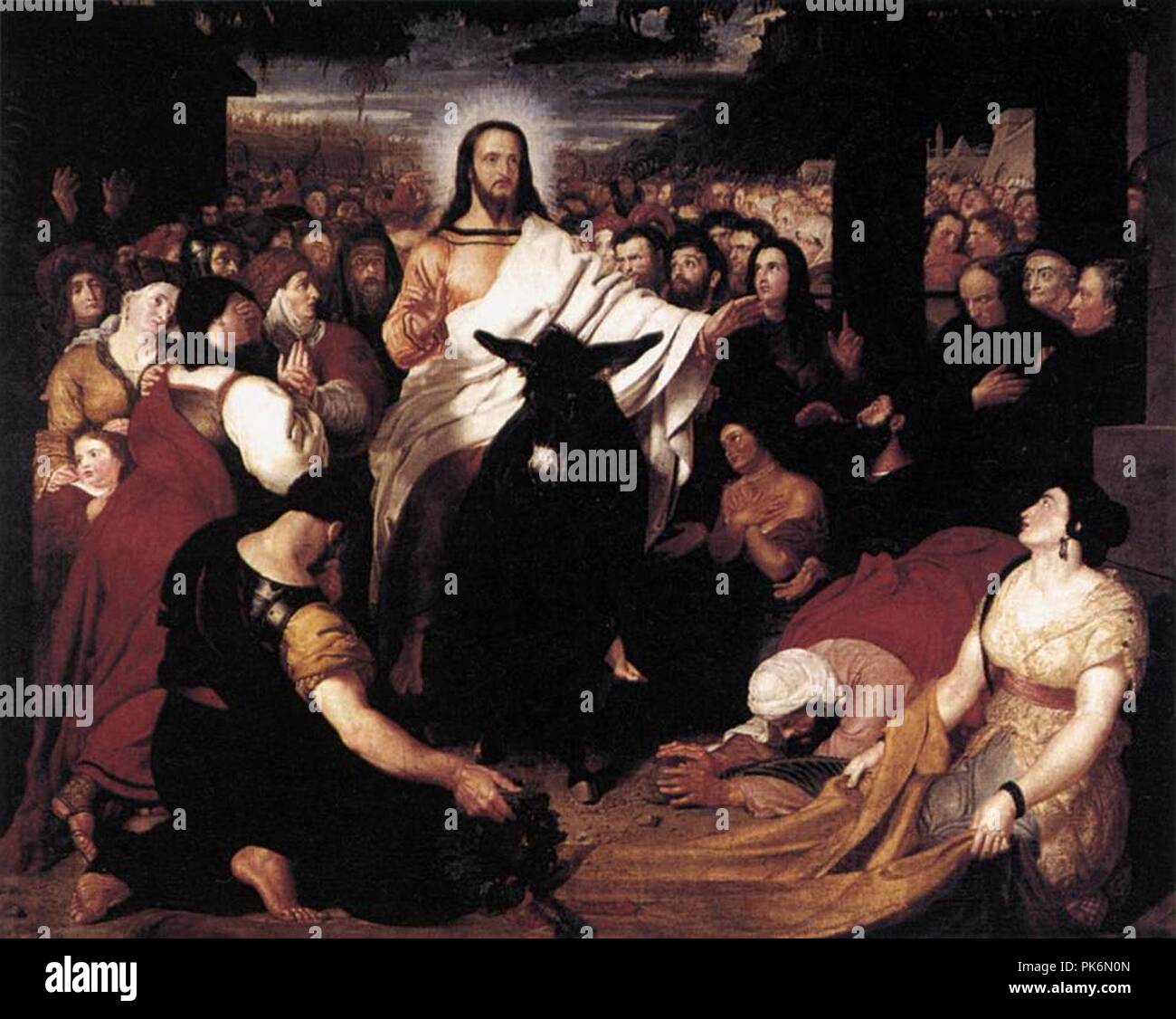 Benjamin Robert Haydon - Christ's Entry into Jerusalem Stock Photo - Alamy