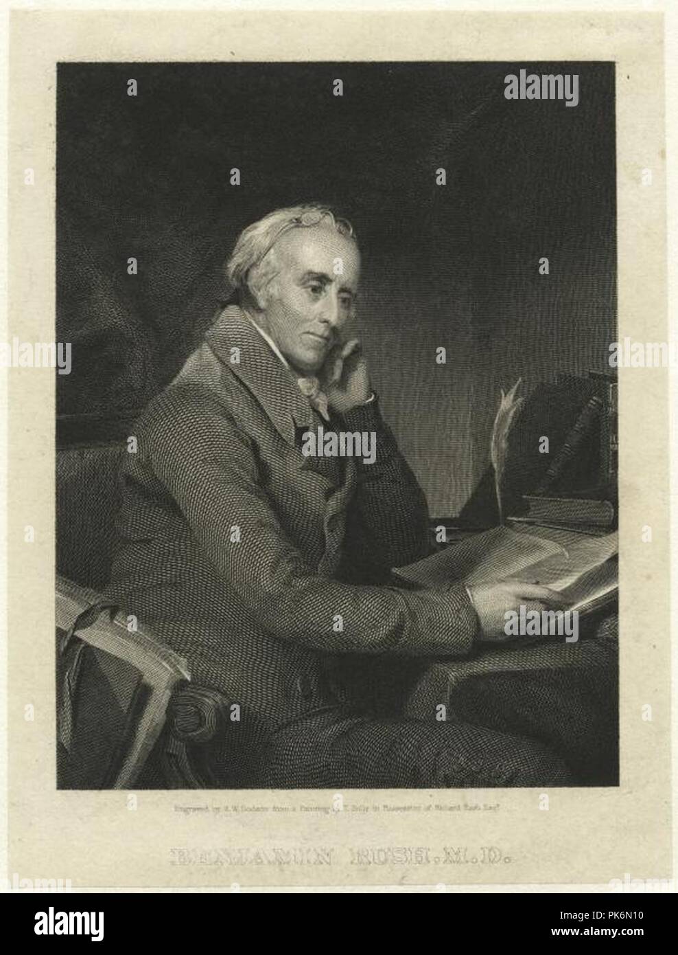 Benjamin Rush by Sully Stock Photo - Alamy