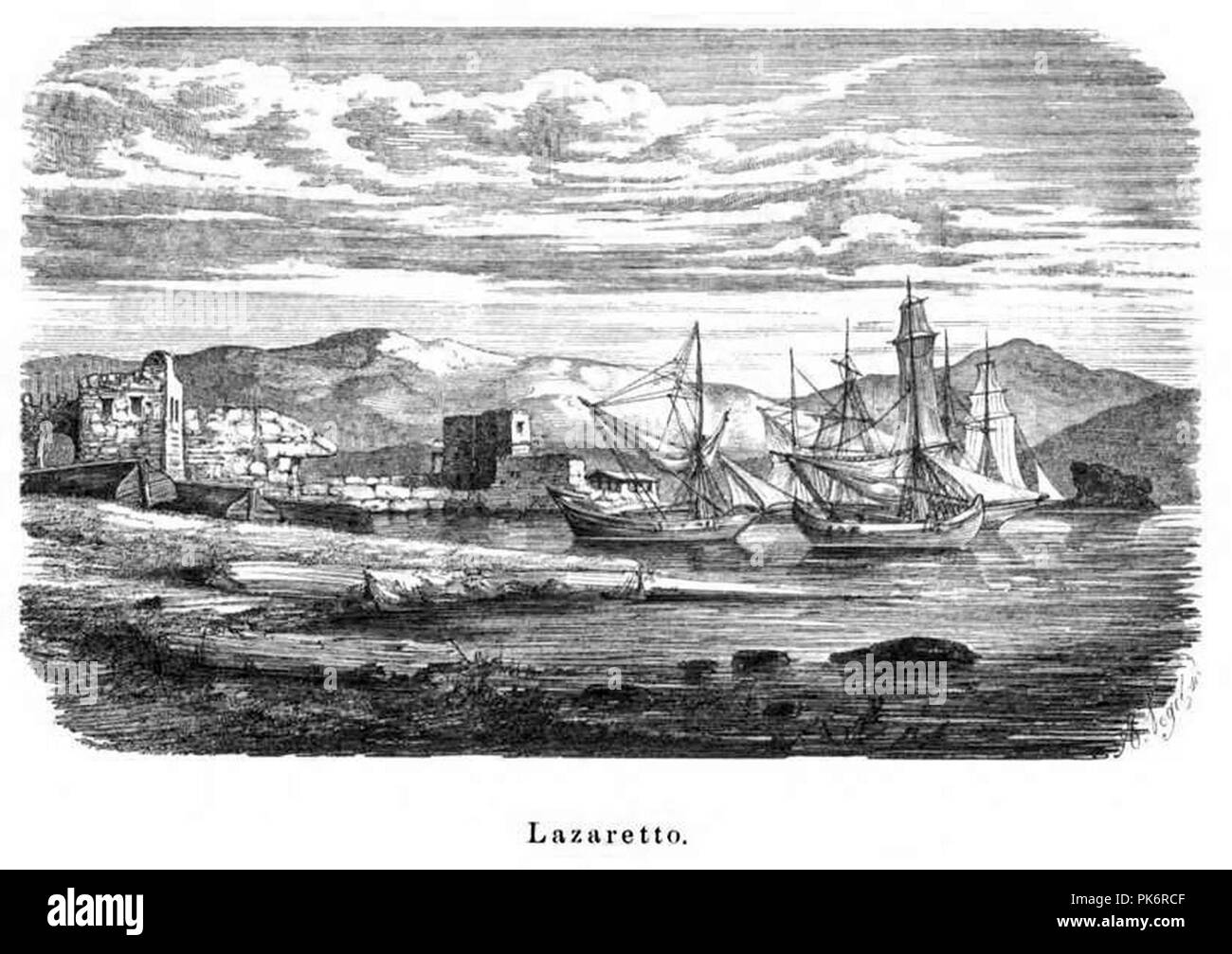 Berg Rhodus IIp40 - Lazaretto Stock Photo - Alamy