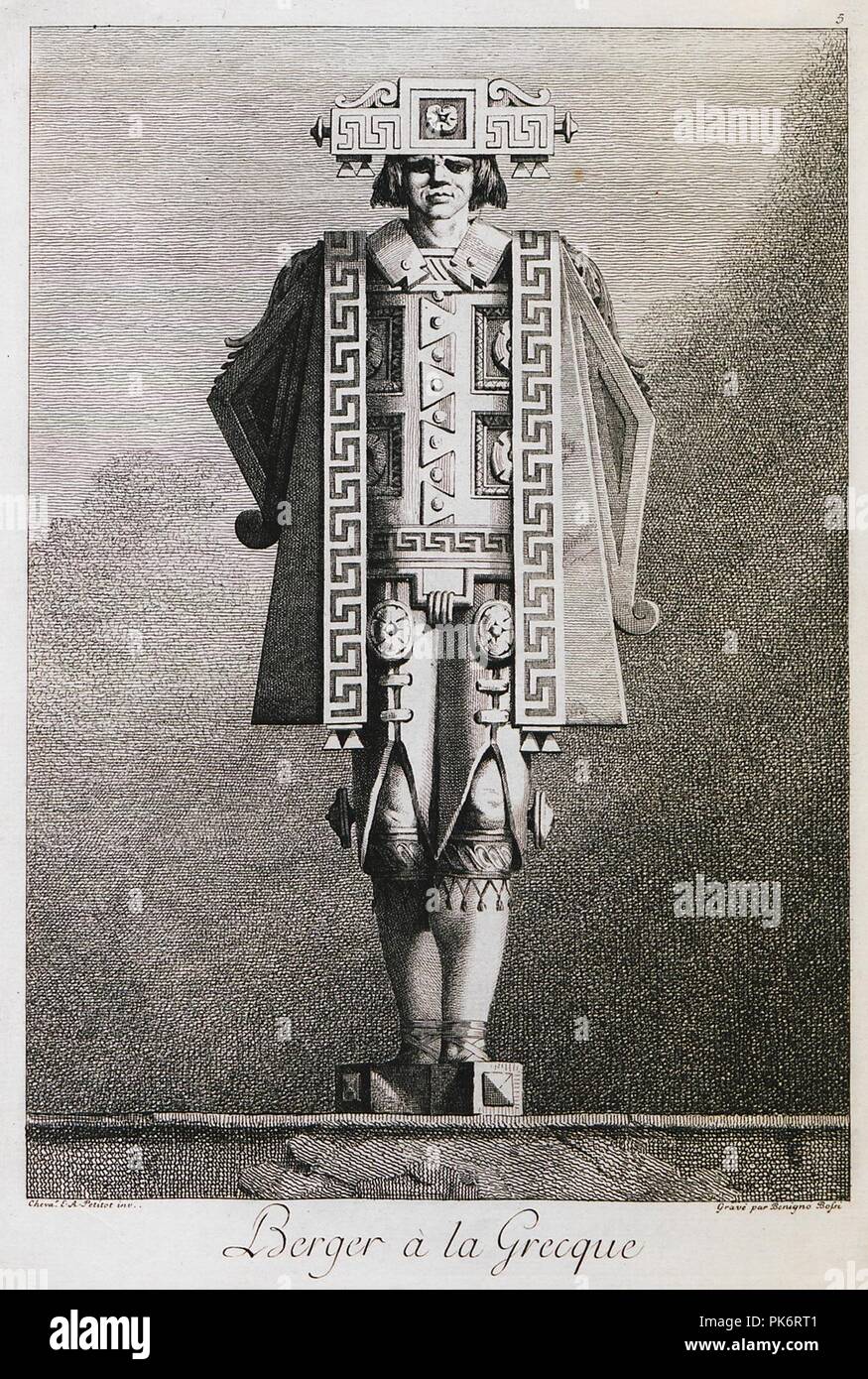 Berger à la Greque - Petitot Ennemond Alexandre - 1771 Stock Photo - Alamy