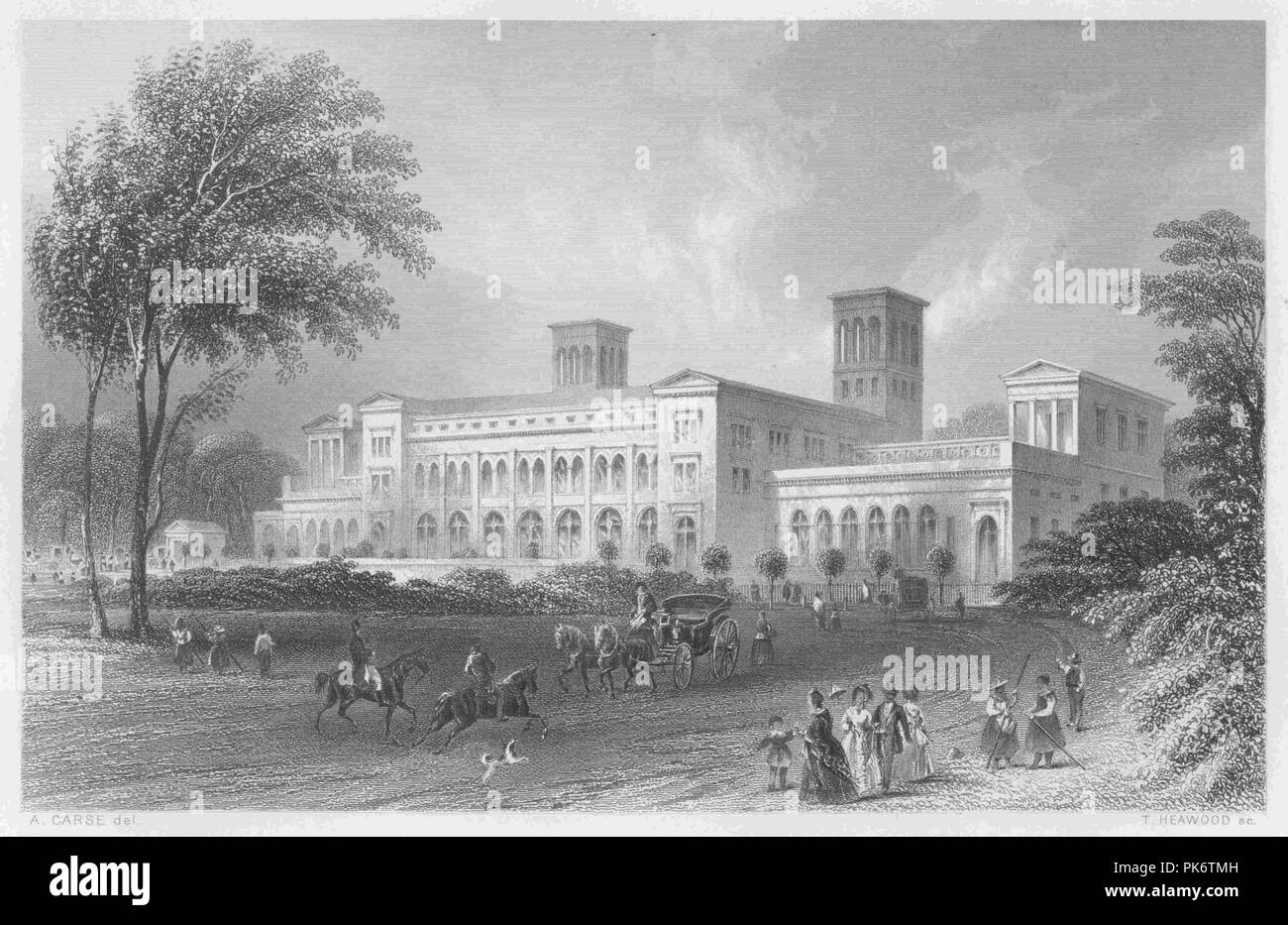 Berlin Krolls Etablissement um 1850 Stock Photo - Alamy