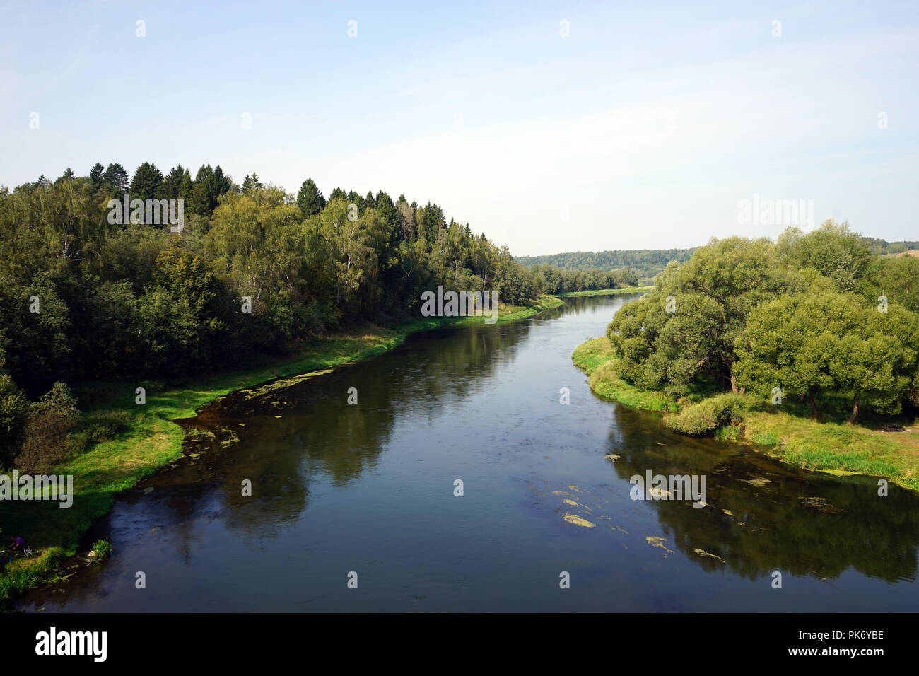 Moscow river in Moscow region, Russia Stock Photo - Alamy
