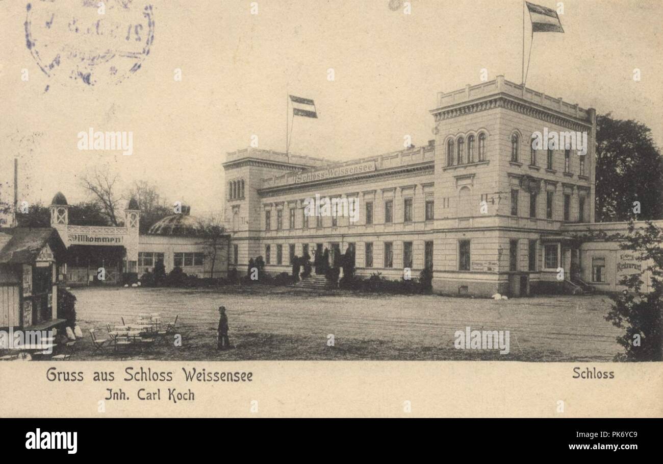 Berlin, Weißensee, Berlin - Schloss Stock Photo - Alamy