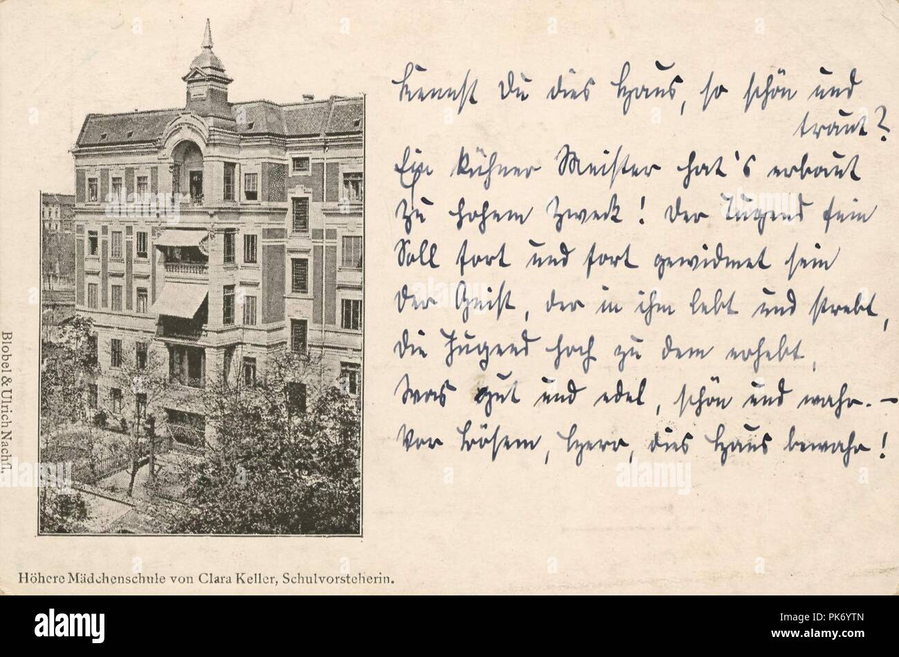 Berlin-Charlottenburg Postkarte 030 Stock Photo - Alamy