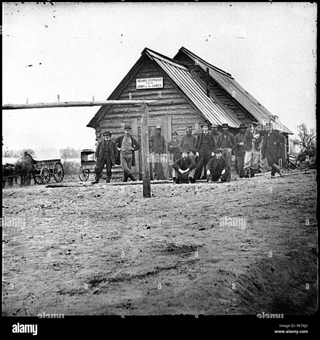Bermuda Hundred, Va. Adams Express office, Army of the James Stock ...