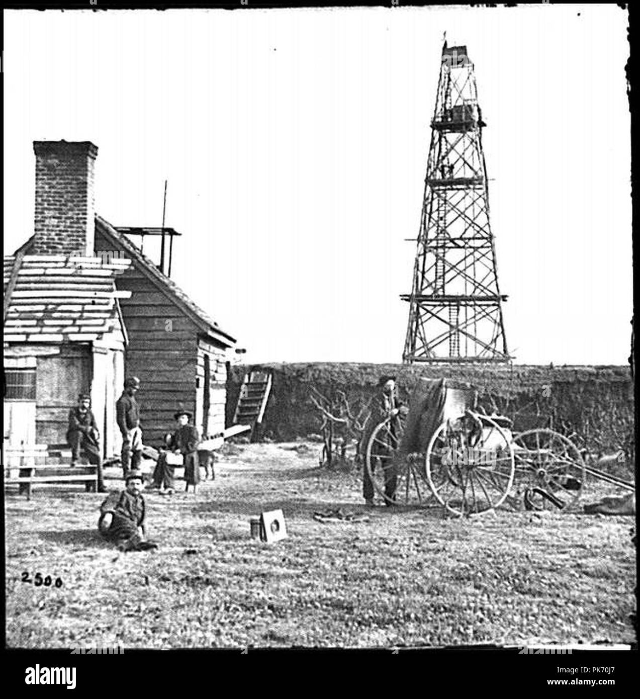 Bermuda Hundred, Va. Photographer at Butler's signal tower Stock Photo ...
