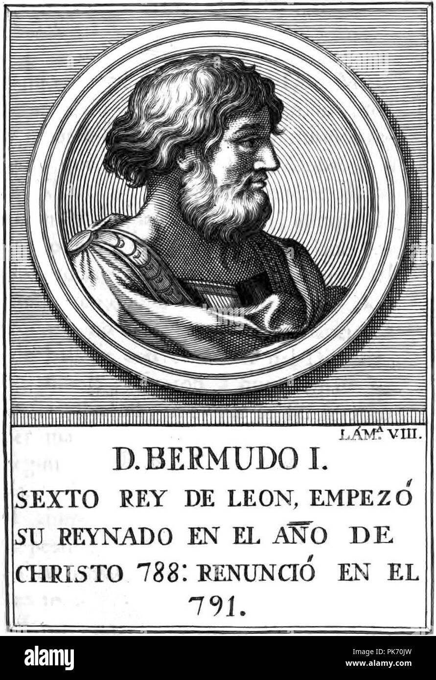 Bermudo I of Asturias Stock Photo - Alamy