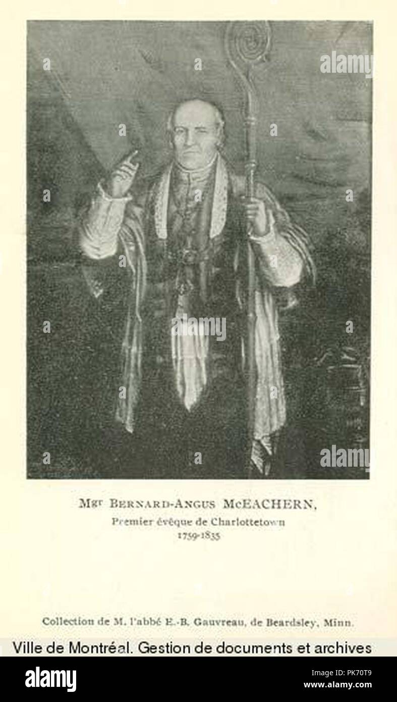 Bernard Angus MacEachern - French Stock Photo - Alamy