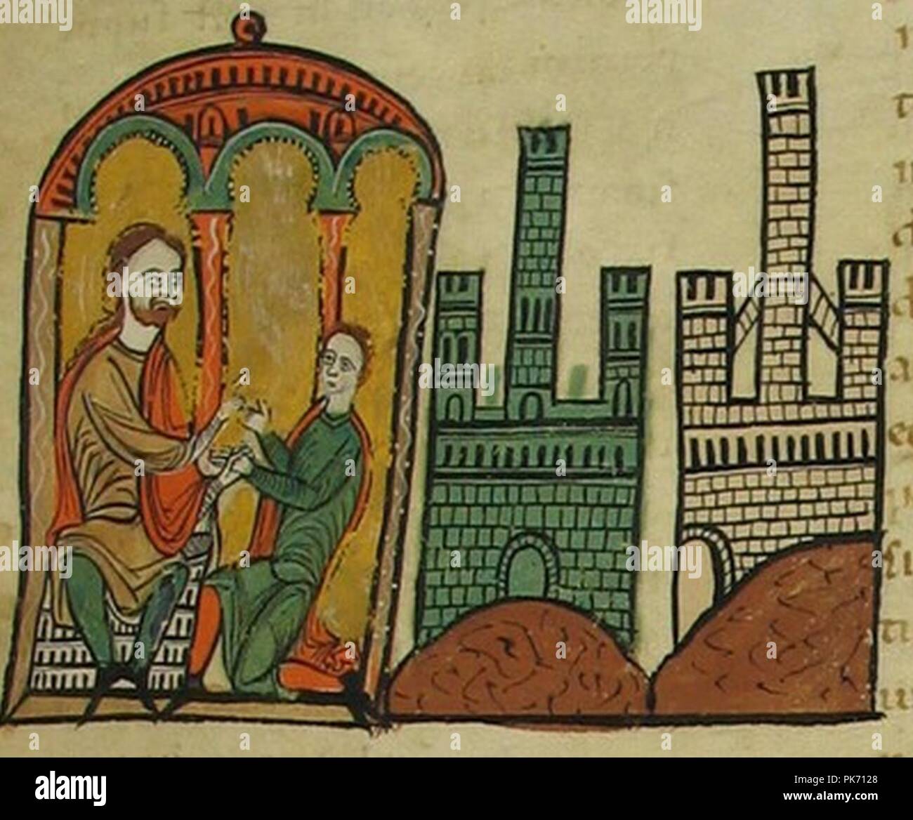 Bernard Tallaferro donates the castles of Tautavel and Pena to his son ...