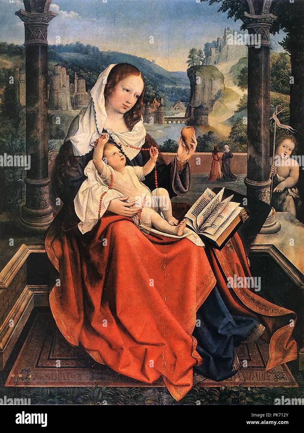 Bernard van Orley - Virgin and Child Stock Photo - Alamy