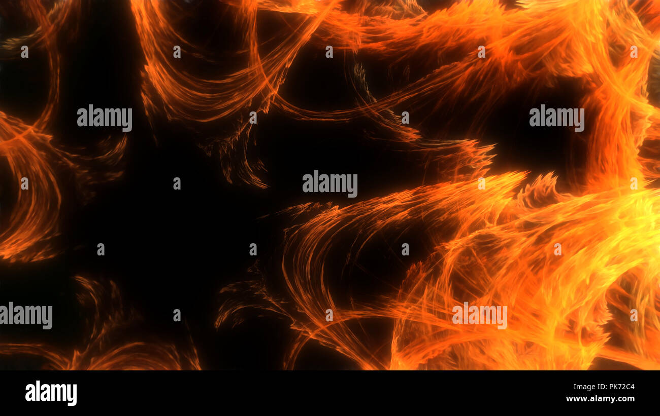 Abstract creativity fiery background with computer generated effect ...