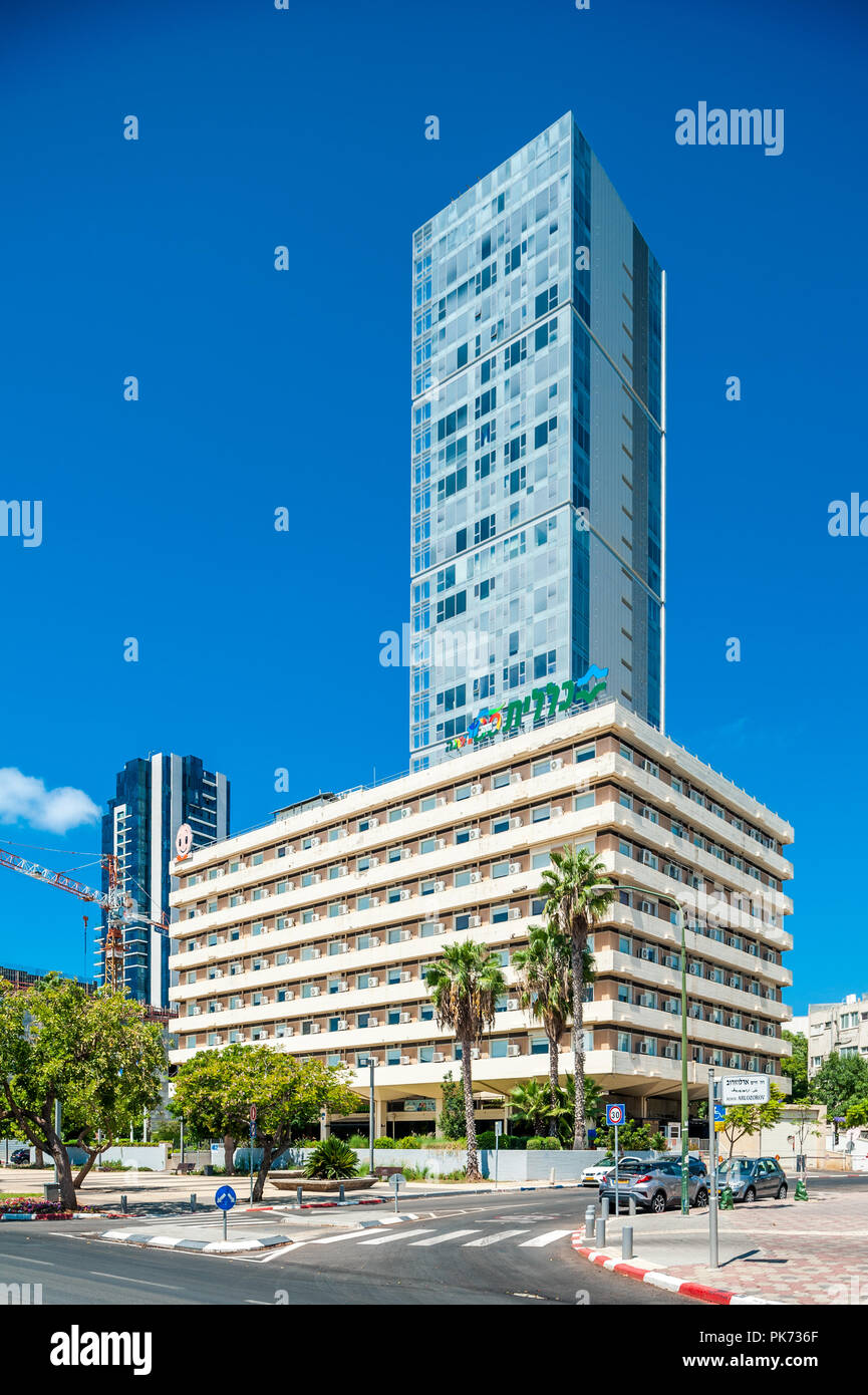 Israel, Tel Aviv - 08 September 2018: Labour Sick Fund Headquarters ...