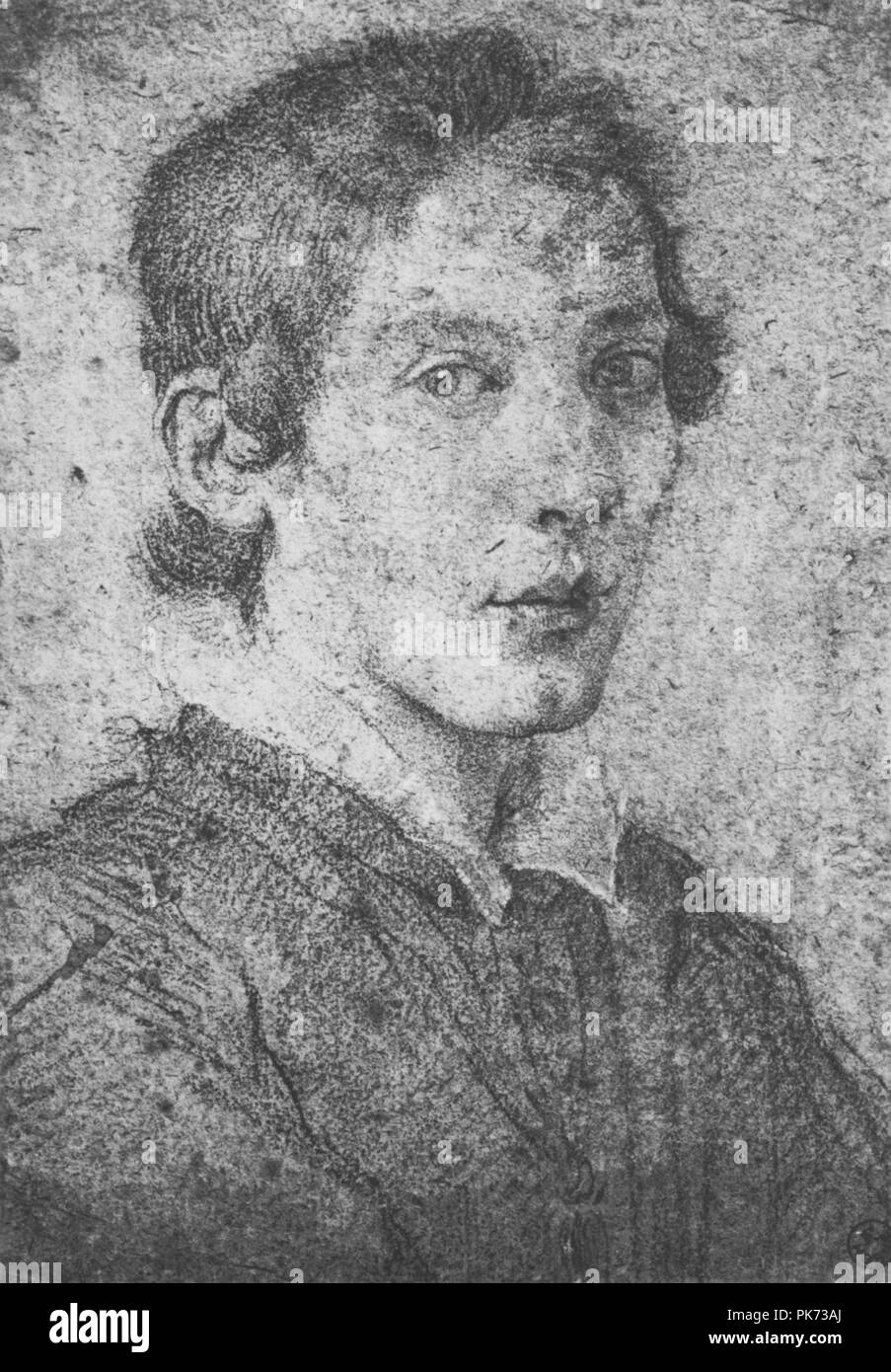 Bernini - circa 1615 - Self-portrait as a young man Stock Photo - Alamy