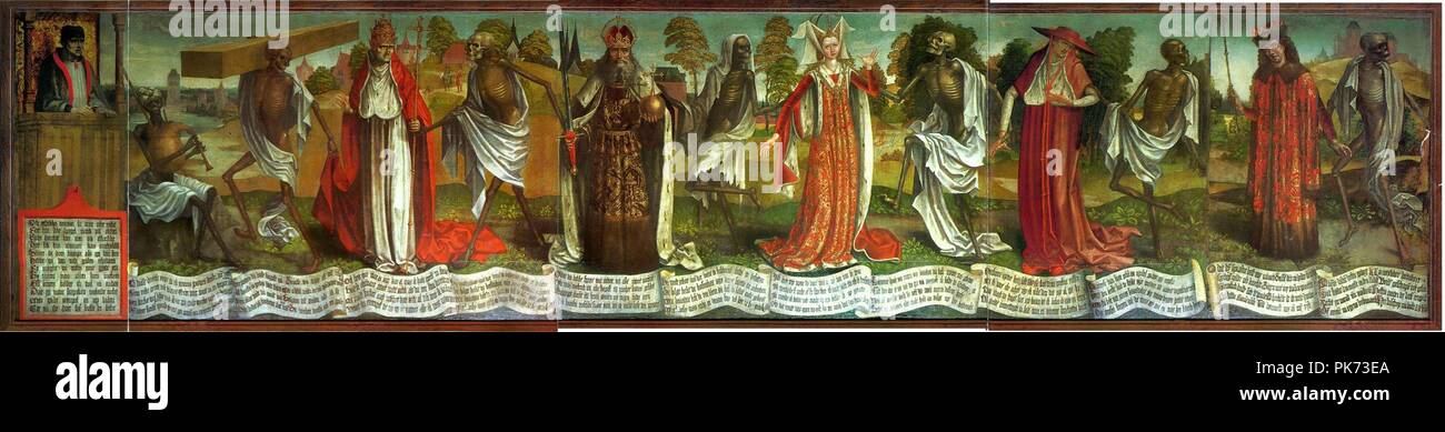 Bernt Notke Danse Macabre Stock Photo - Alamy