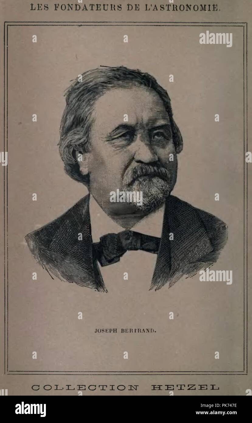 Bertrand - Les Fondateurs de l astronomie moderne, 1865 Stock Photo - Alamy