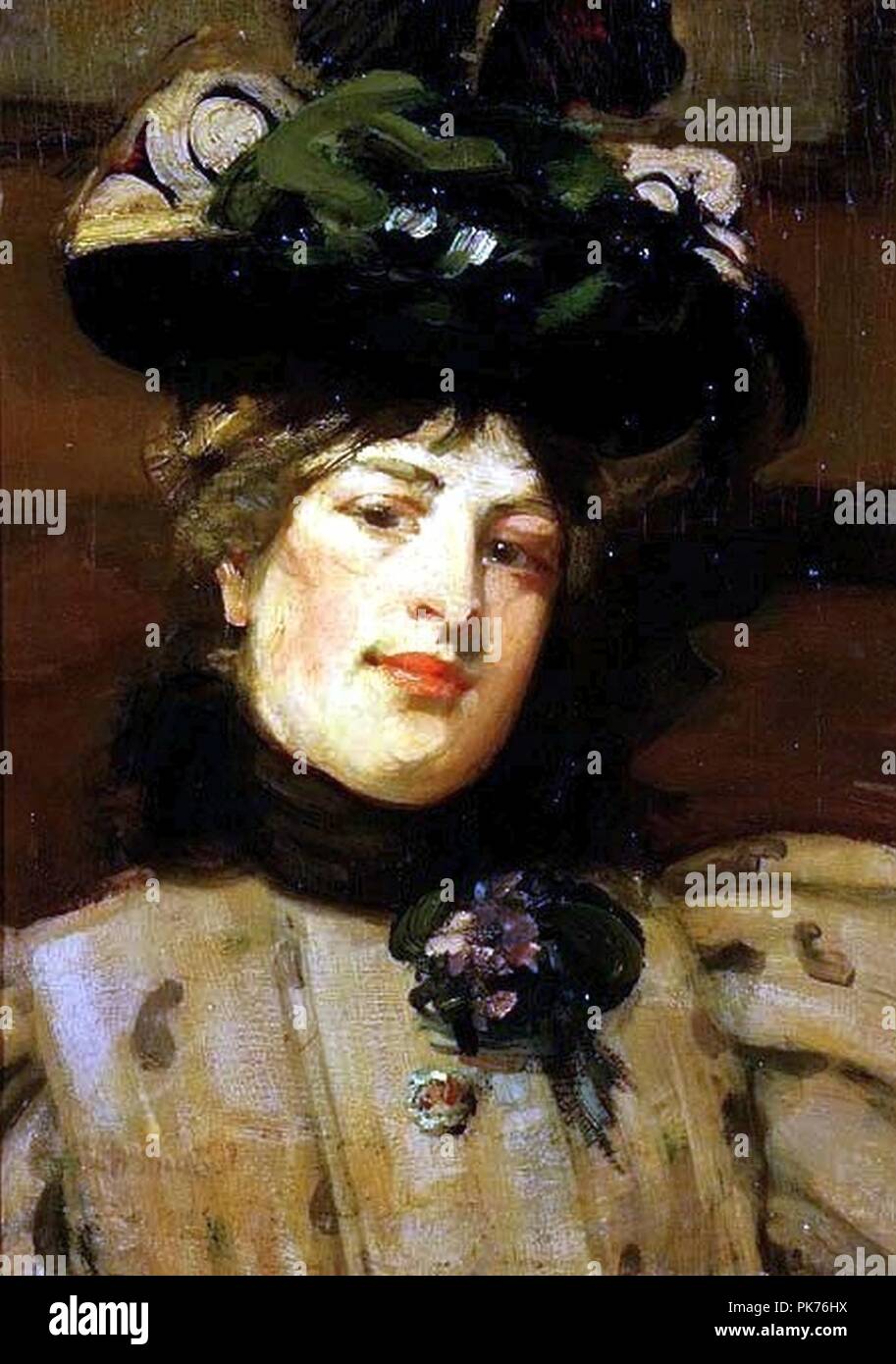 Bessie MacNicol - Portrait Of A Lady Stock Photo - Alamy