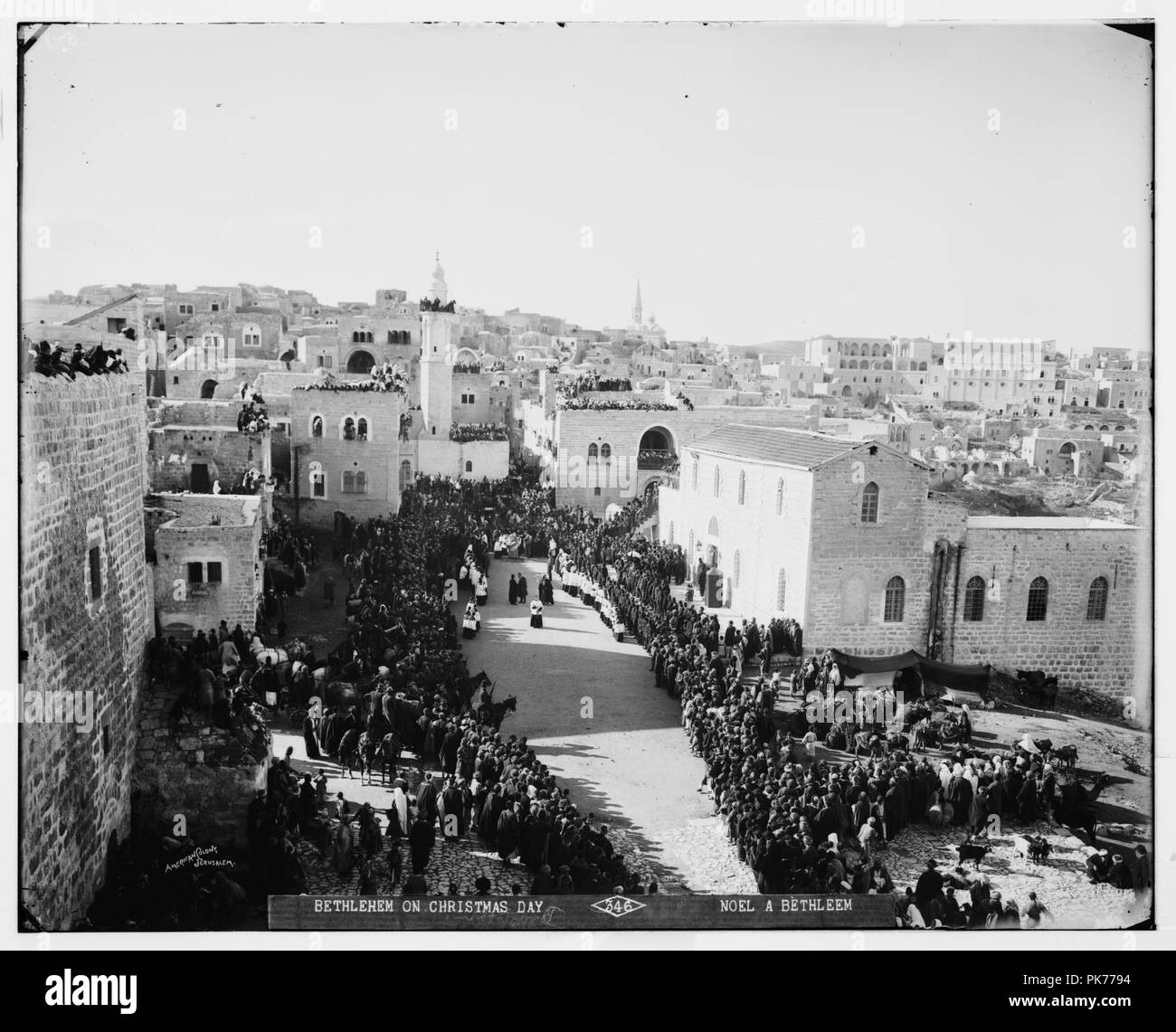 Bethlehem (Beit-Lahm) and surroundings. Christmas day Stock Photo - Alamy