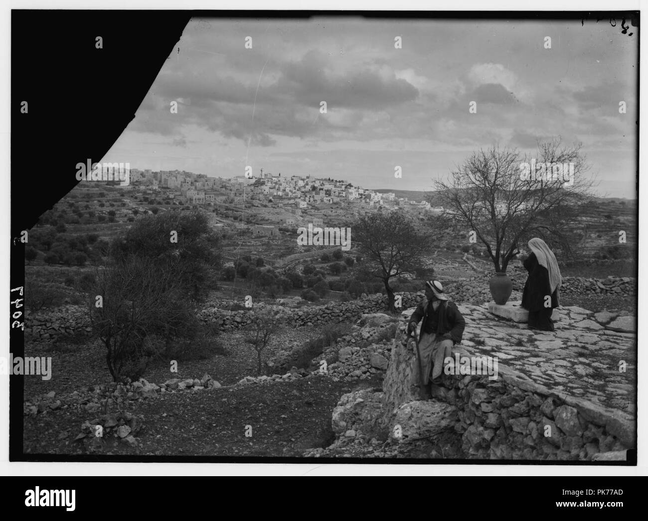 Bethlehem and surroundings. Bethlehem from S.W. A fitting scene to 'O ...