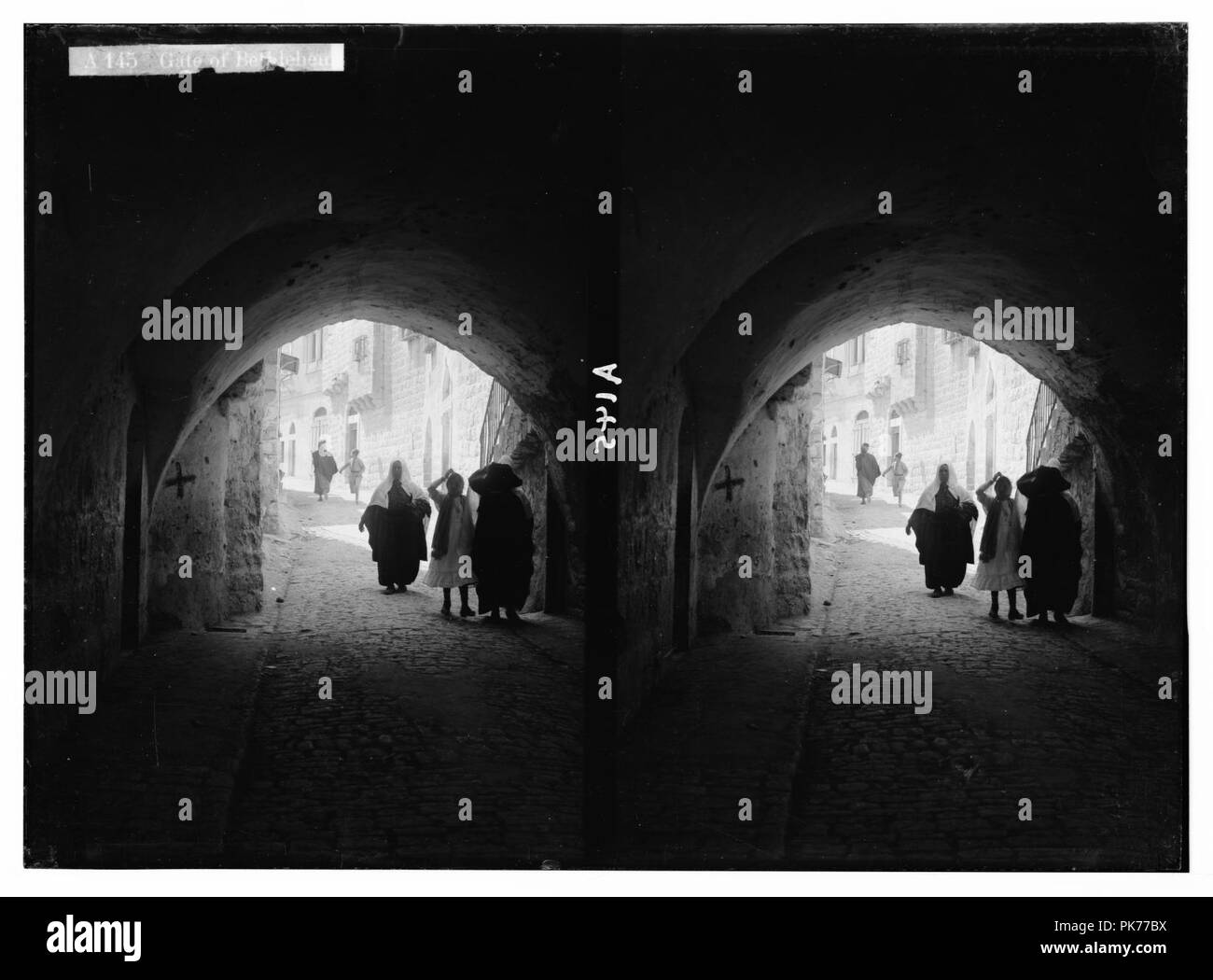 Bethlehem and surroundings. Gate of Bethlehem Stock Photo - Alamy
