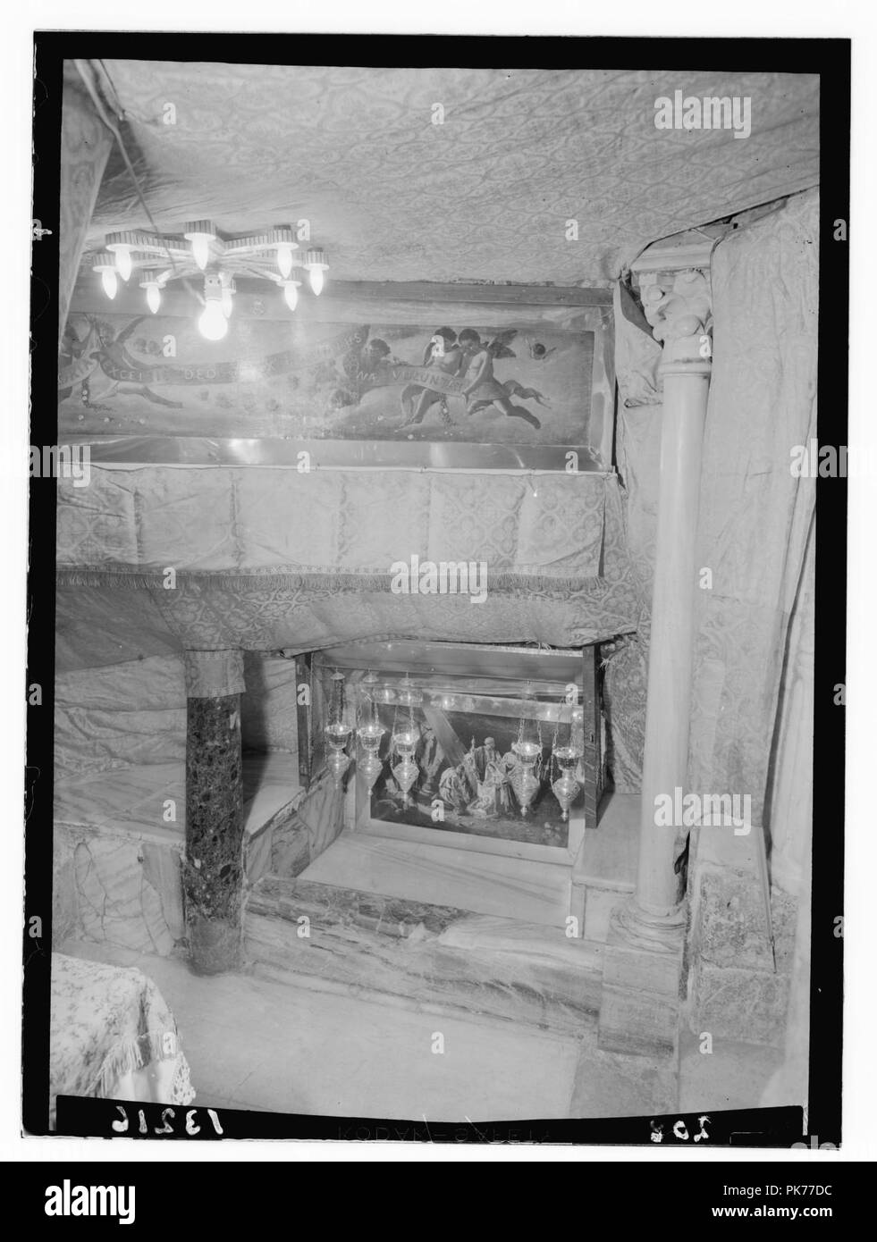 Bethlehem and surroundings. The manger Stock Photo - Alamy