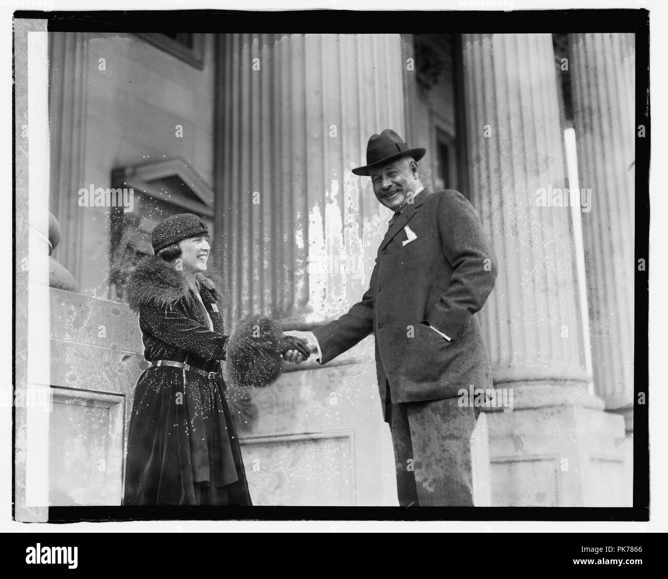 Betty Gramm & Gen. Freling Stock Photo - Alamy