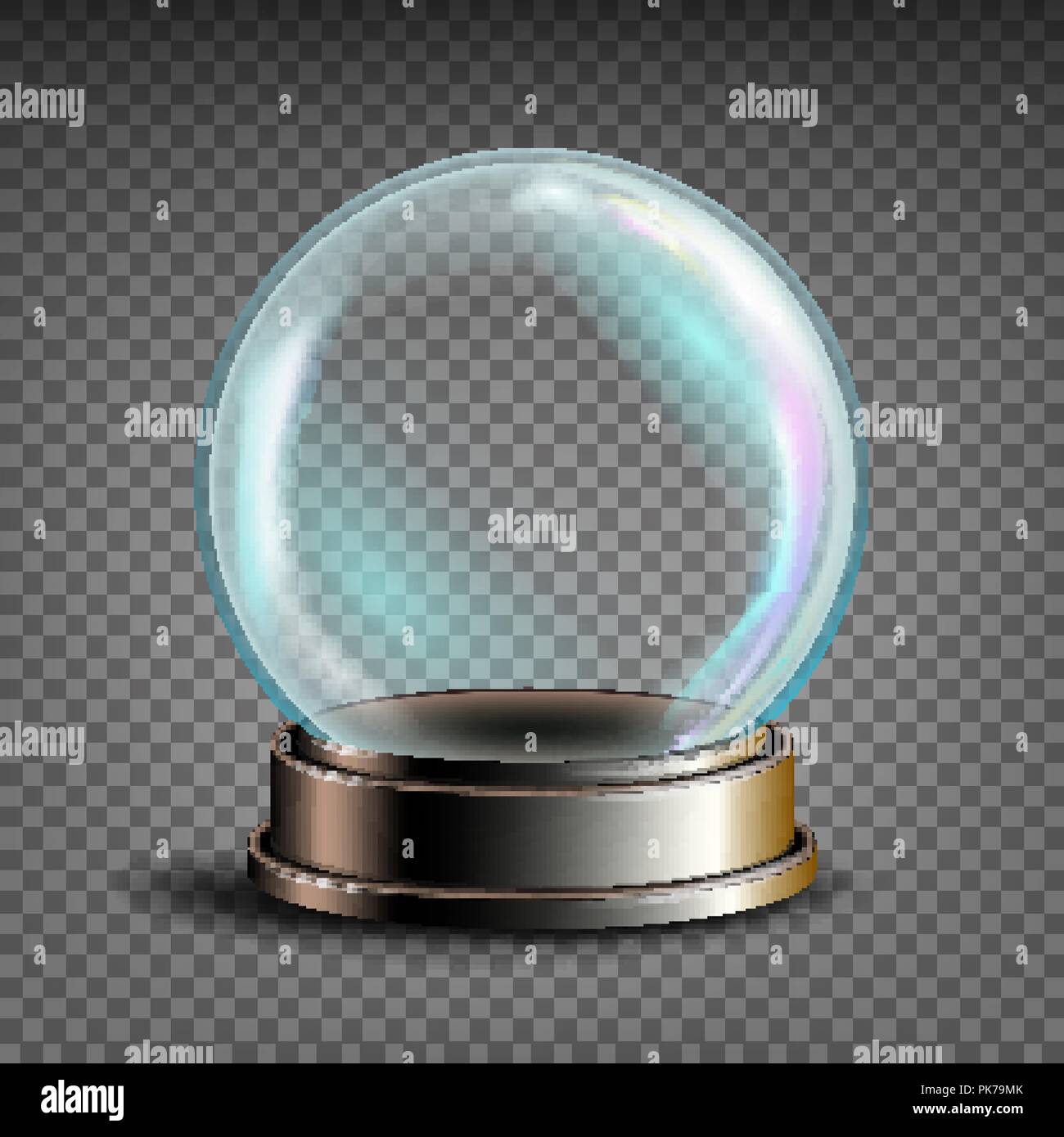 Glass snow globe wood base hi-res stock photography and images - Alamy