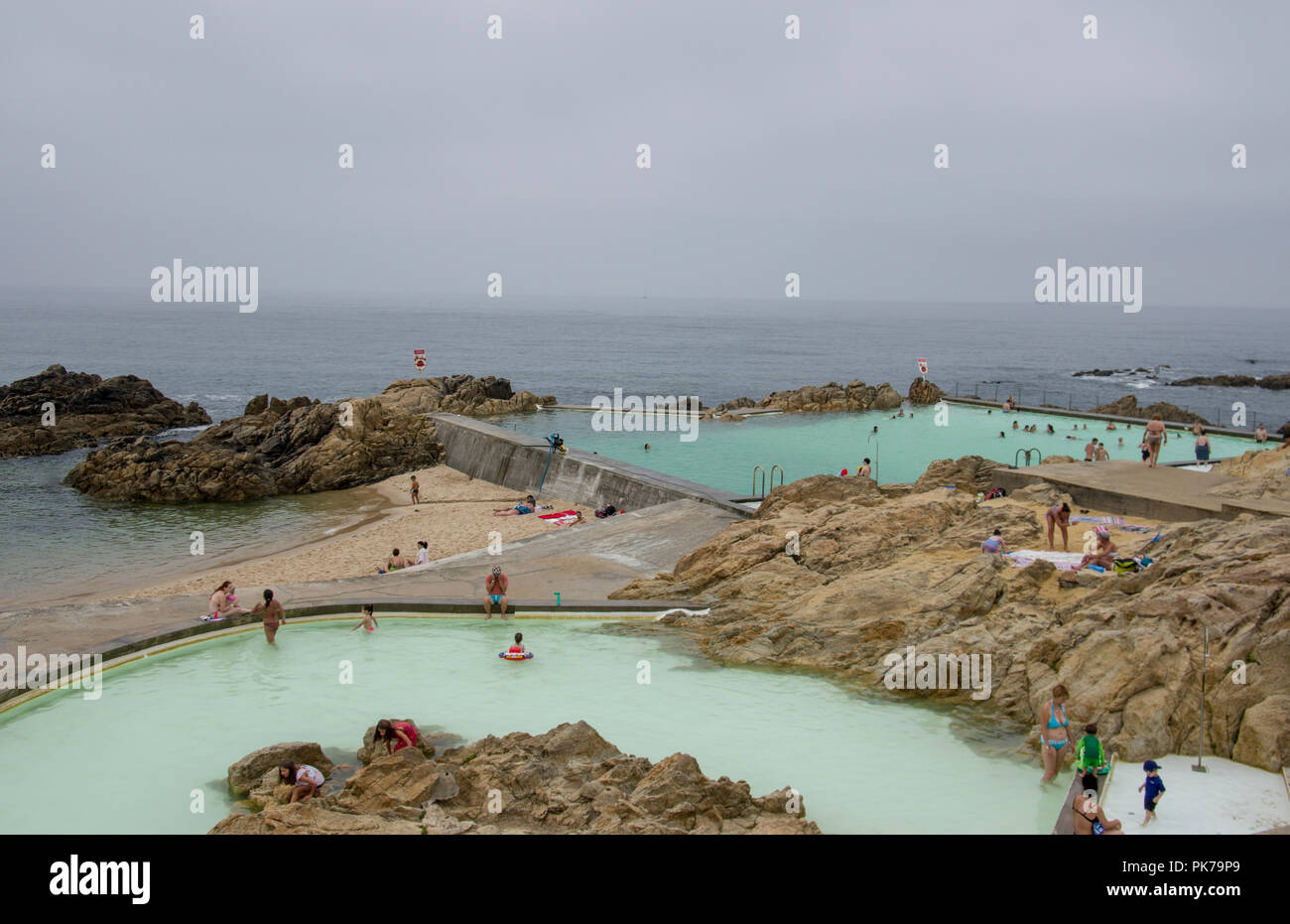 Piscinas das Marés swimming pools developed by architect Alvaro Siza ...