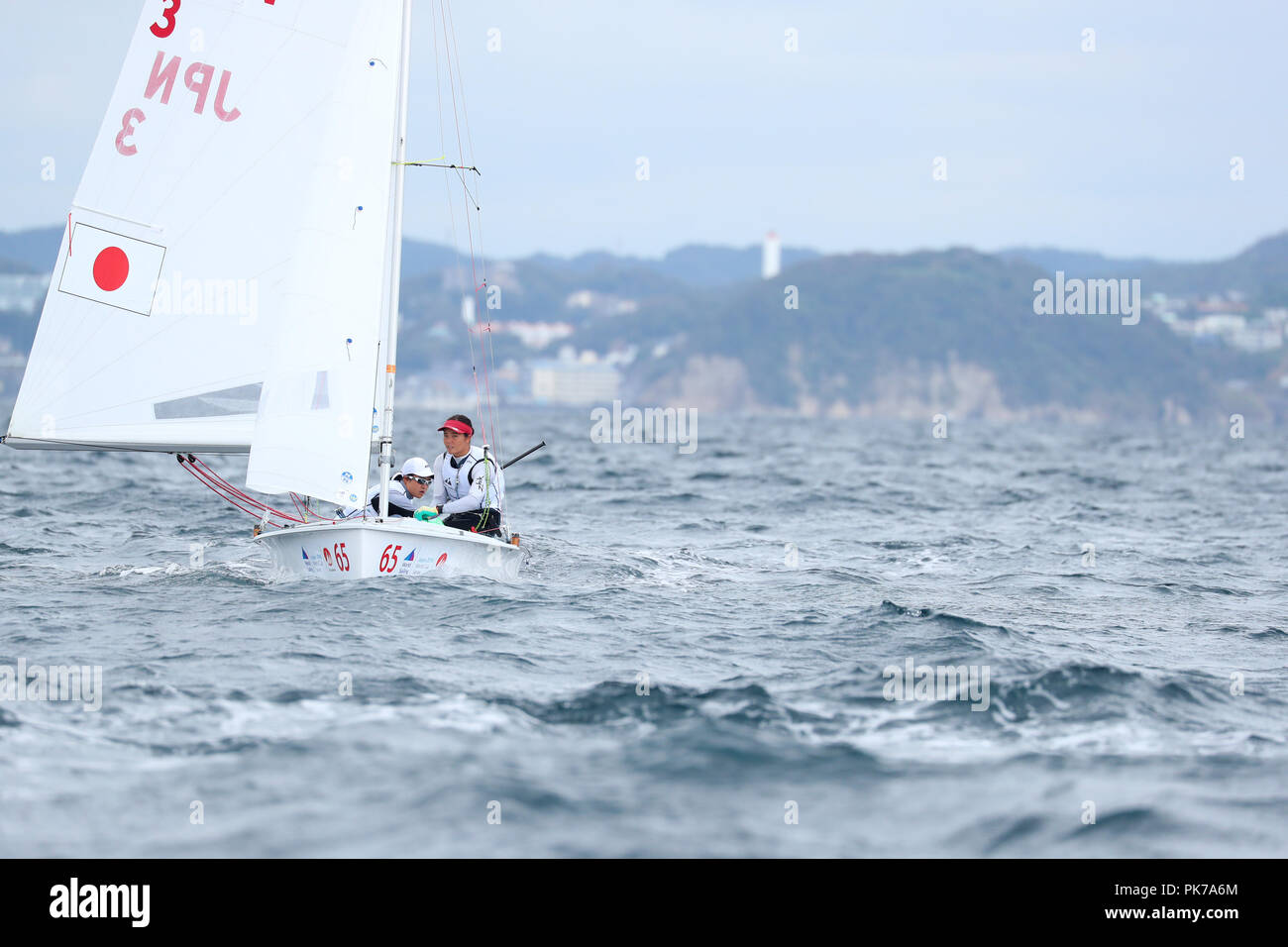 Kanagawa, Japan. 11th Sep, 2018. Yuki Hayashi & Chika Nishidai (JPN ...