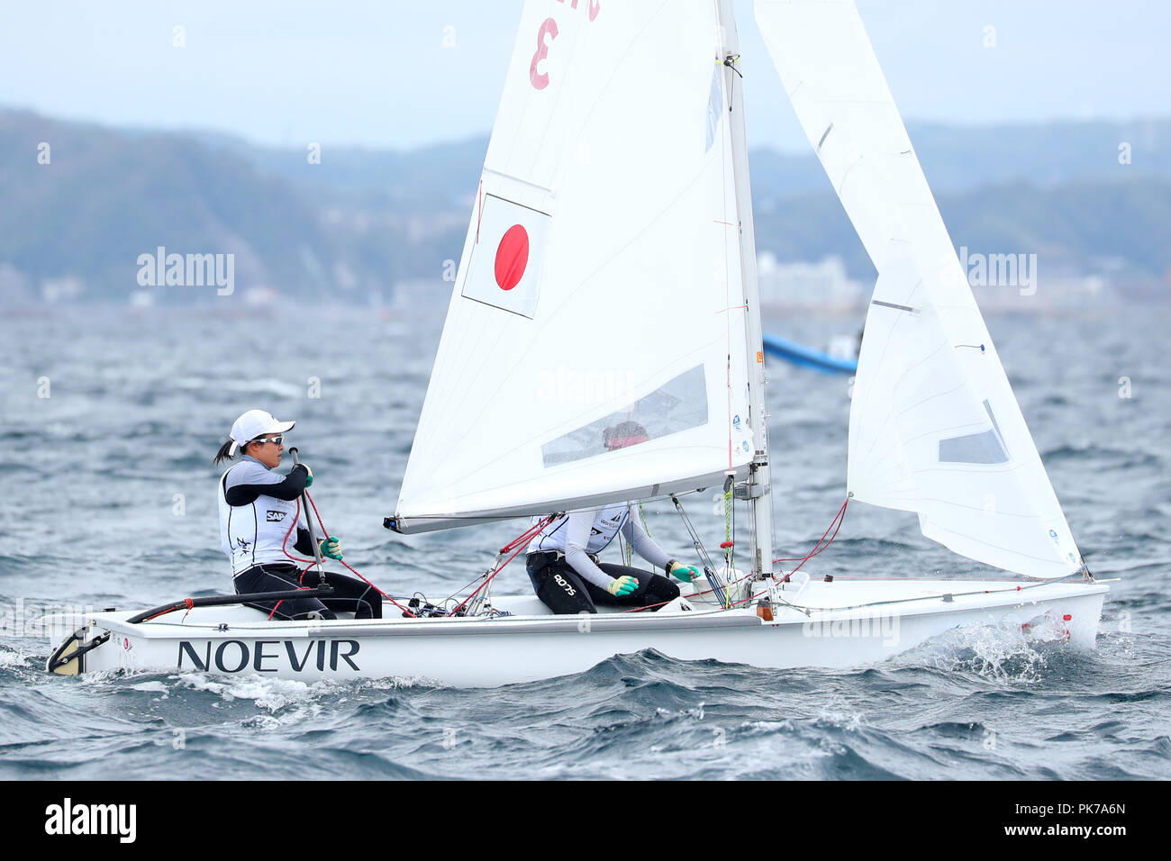 Kanagawa, Japan. 11th Sep, 2018. Yuki Hayashi & Chika Nishidai (JPN ...