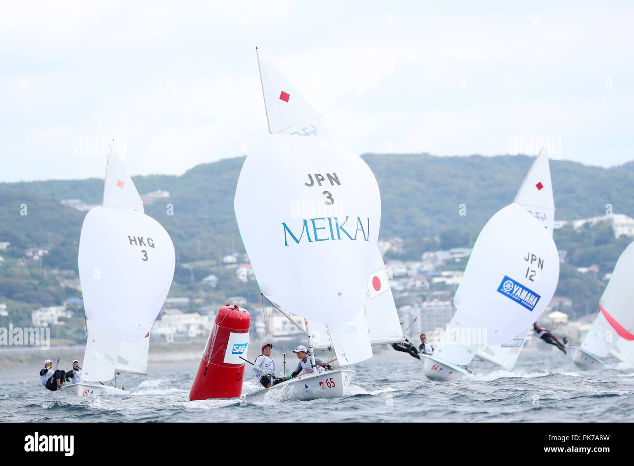 Kanagawa, Japan. 11th Sep, 2018. Yuki Hayashi & Chika Nishidai (JPN ...