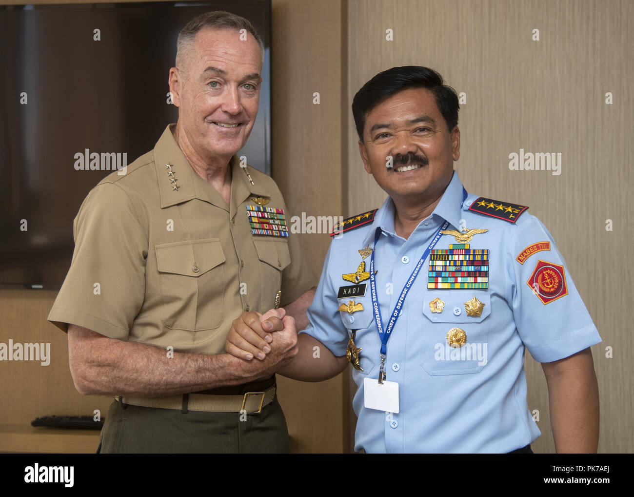 Indonesian military chief air marshal hi-res stock photography and ...