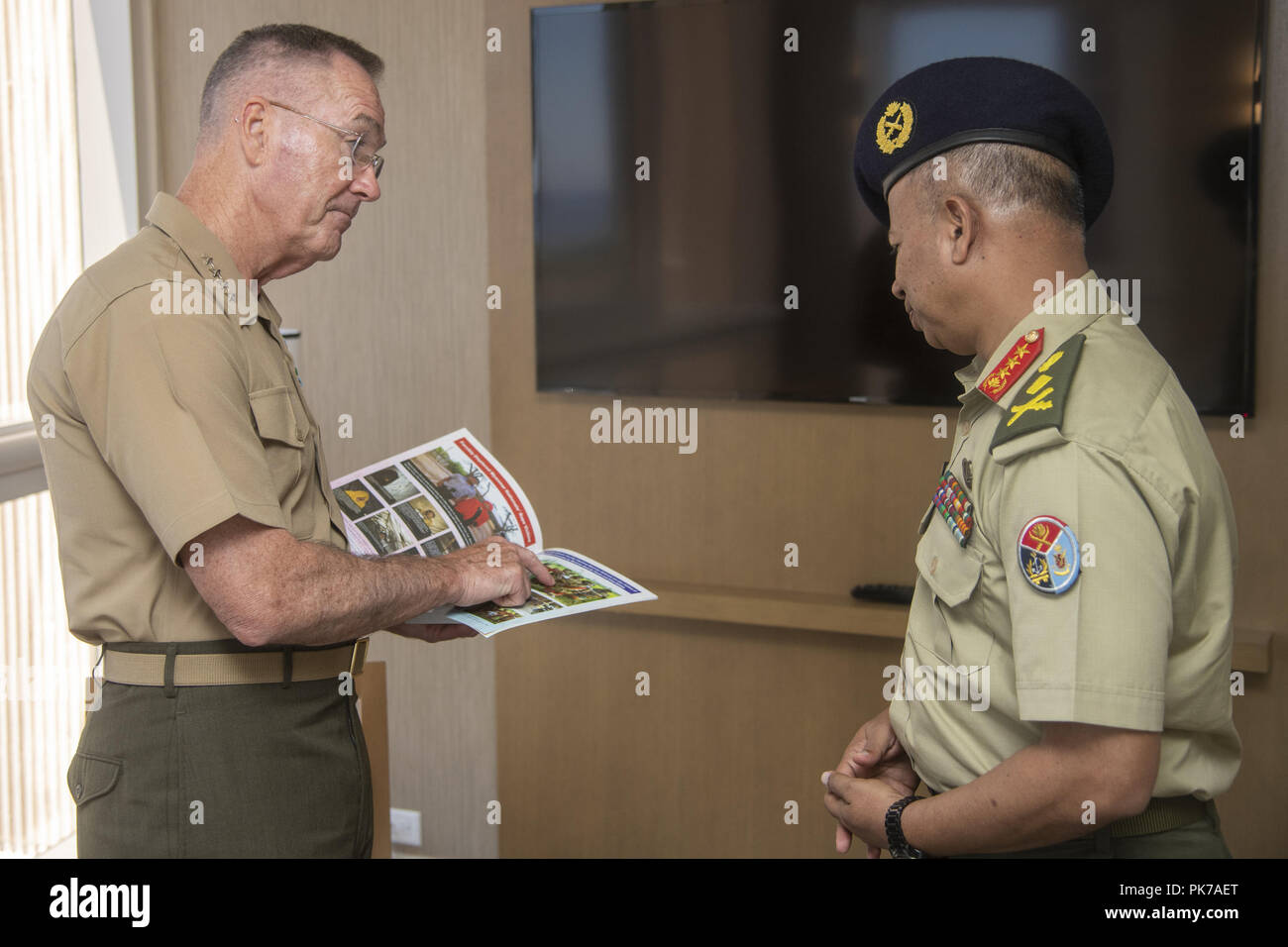 Waikiki, Hawaii, USA. 10th Sep, 2018. Marine Corps Gen. Joe Dunford ...