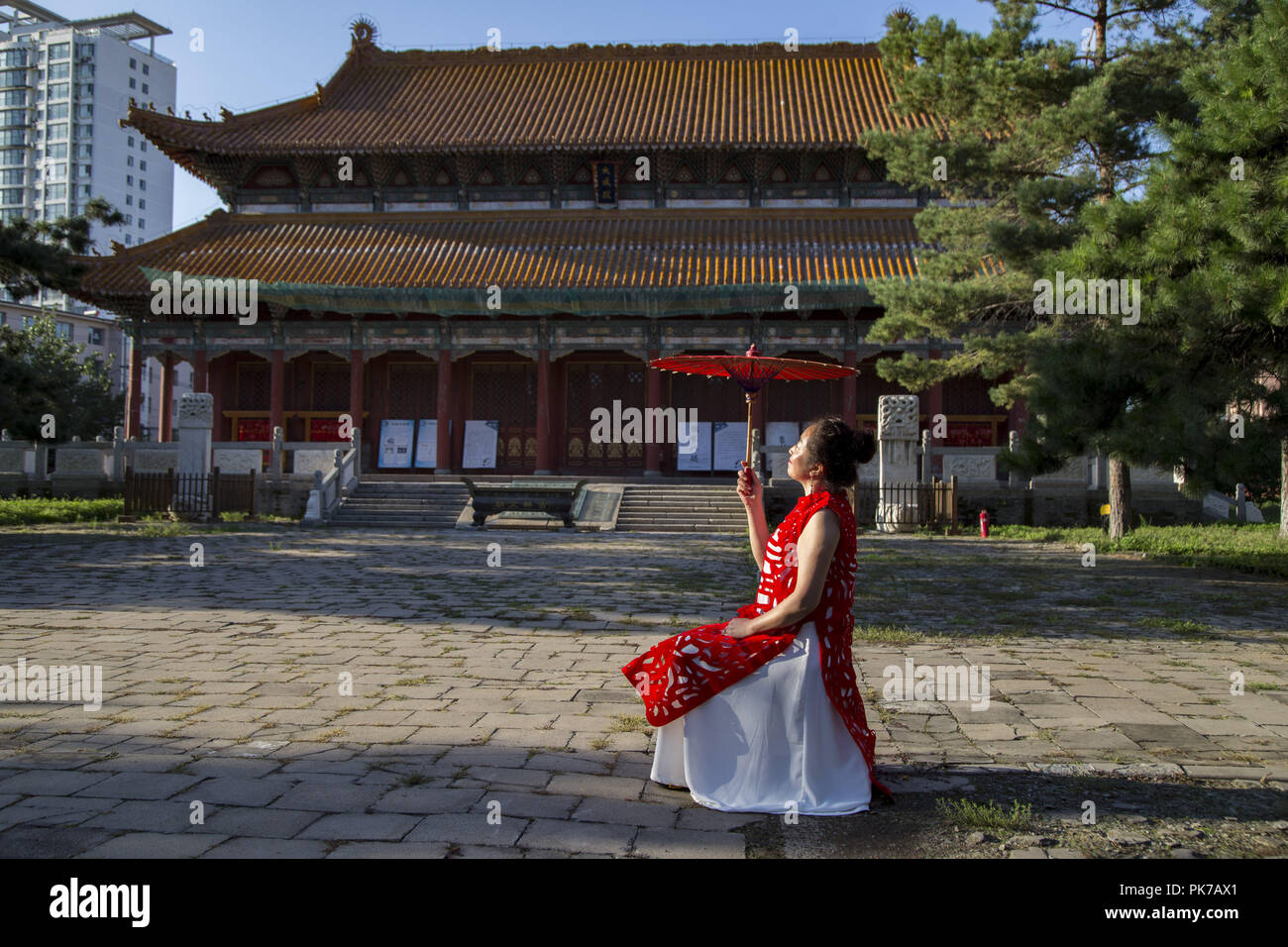 Jili, Jili, China. 11th Sep, 2018. Jilin, CHINA-Zhang Xiuying, a 76 ...