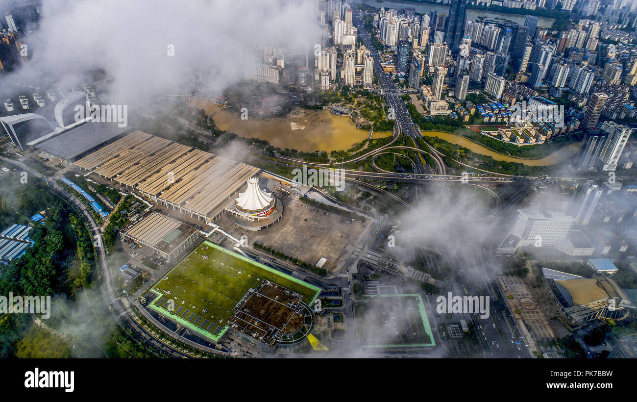 Nanning, Nanning, China. 11th Sep, 2018. Nanning, CHINA-City scenery of ...