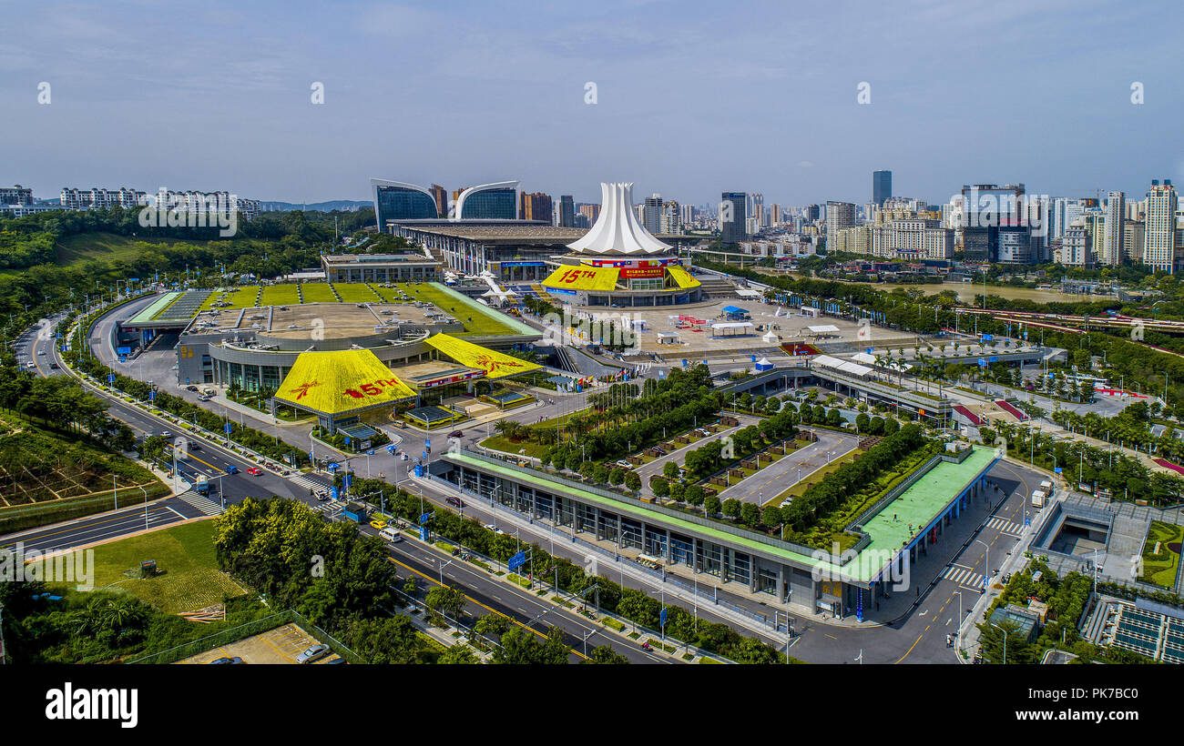 Nanning, Nanning, China. 11th Sep, 2018. Nanning, CHINA-City scenery of ...
