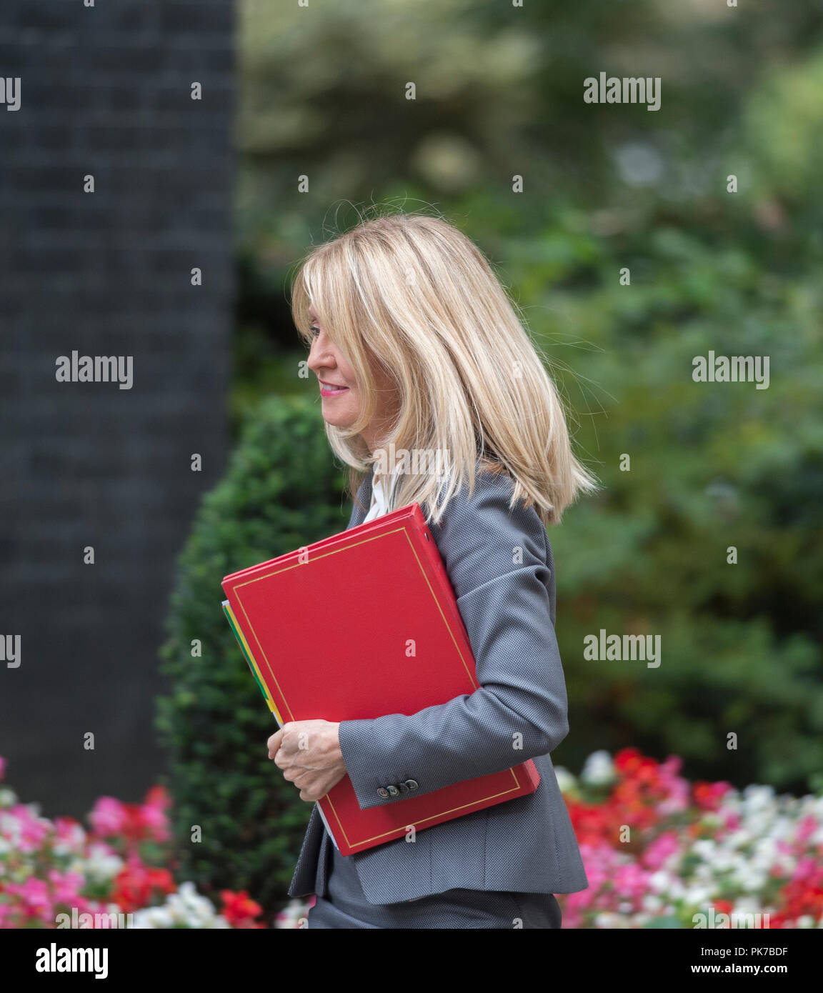 Downing Street, London, UK. 11 September 2018. Esther McVey, Secretary ...