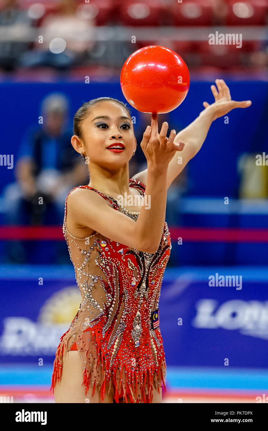 Sofia, Turkey. September 11, 2018: Izzah Amzan of Â Malaysia during ...