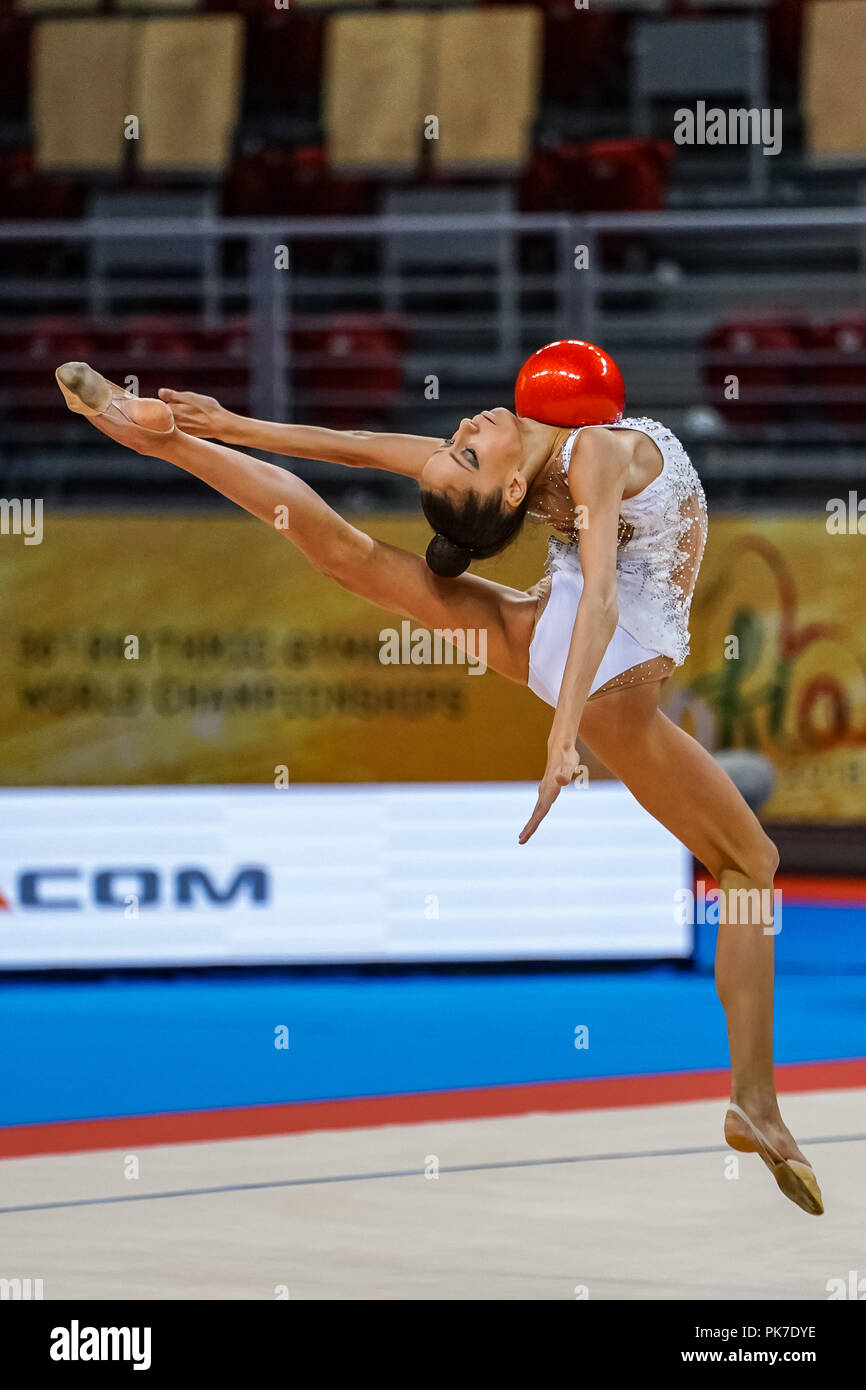 Sofia, Turkey. September 11, 2018: Yeva Meleshchuk of Â Ukraine during ...