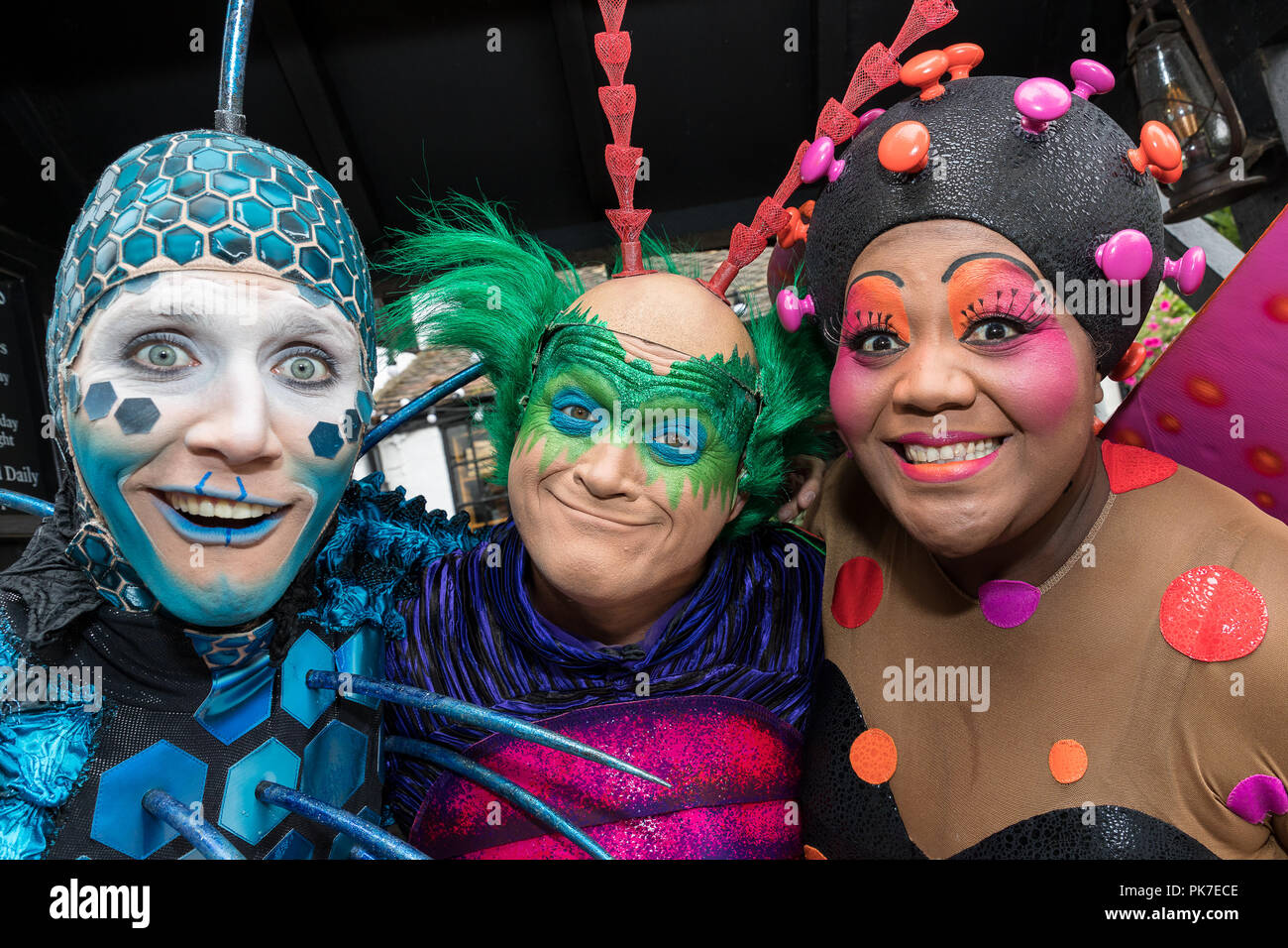 Cirque du Soleil OVO cast members pose during a photo call in ...