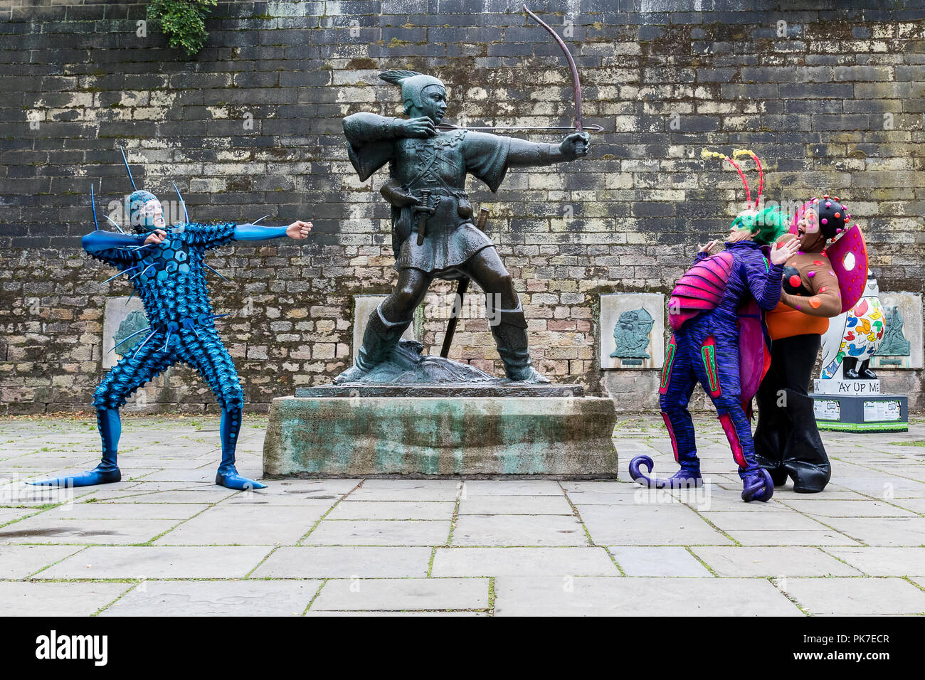 Cirque du Soleil OVO cast members pose during a photo call in ...