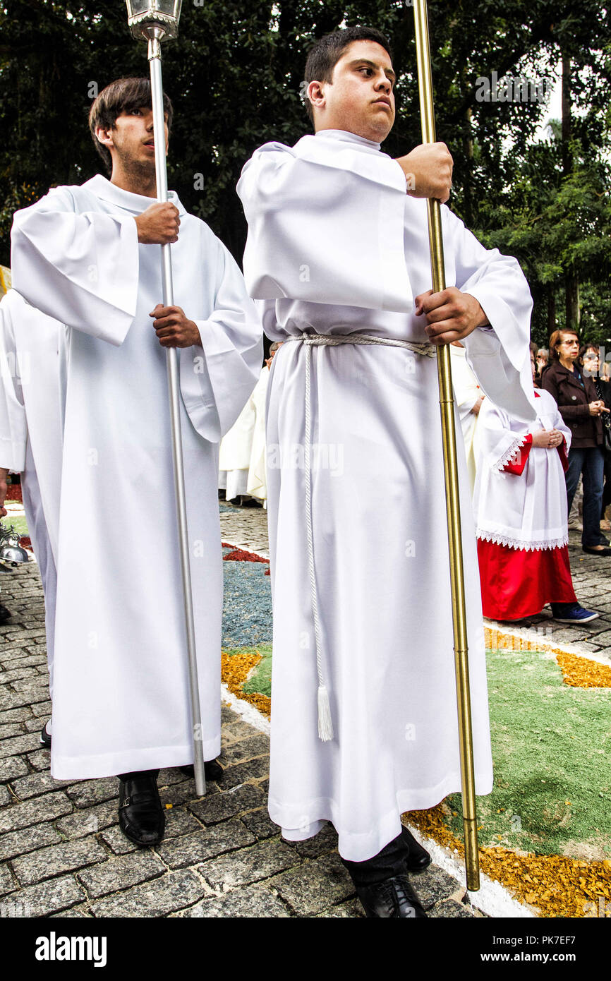 May 26, 2016 - Florianopolis, Santa Catarina, Brazil - Priests seen ...