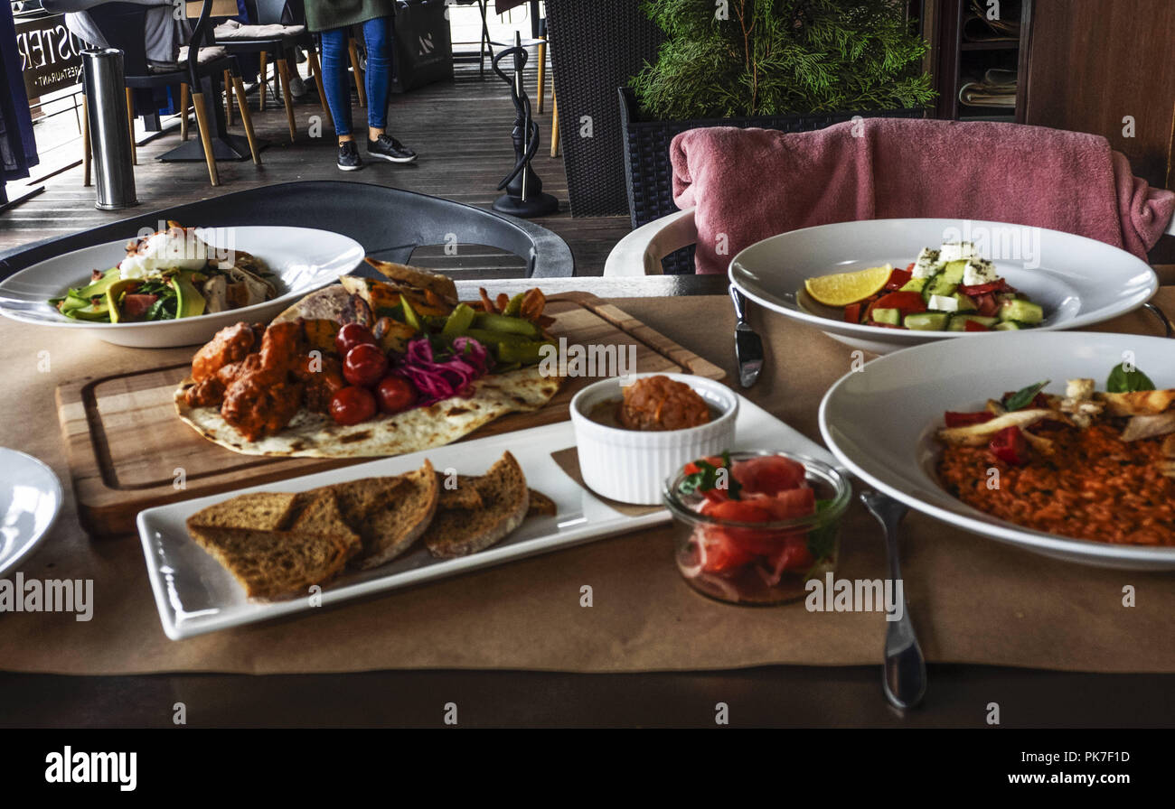 September 8, 2018 - Kiev, Ukraine - Serving dining table. (Credit Image ...
