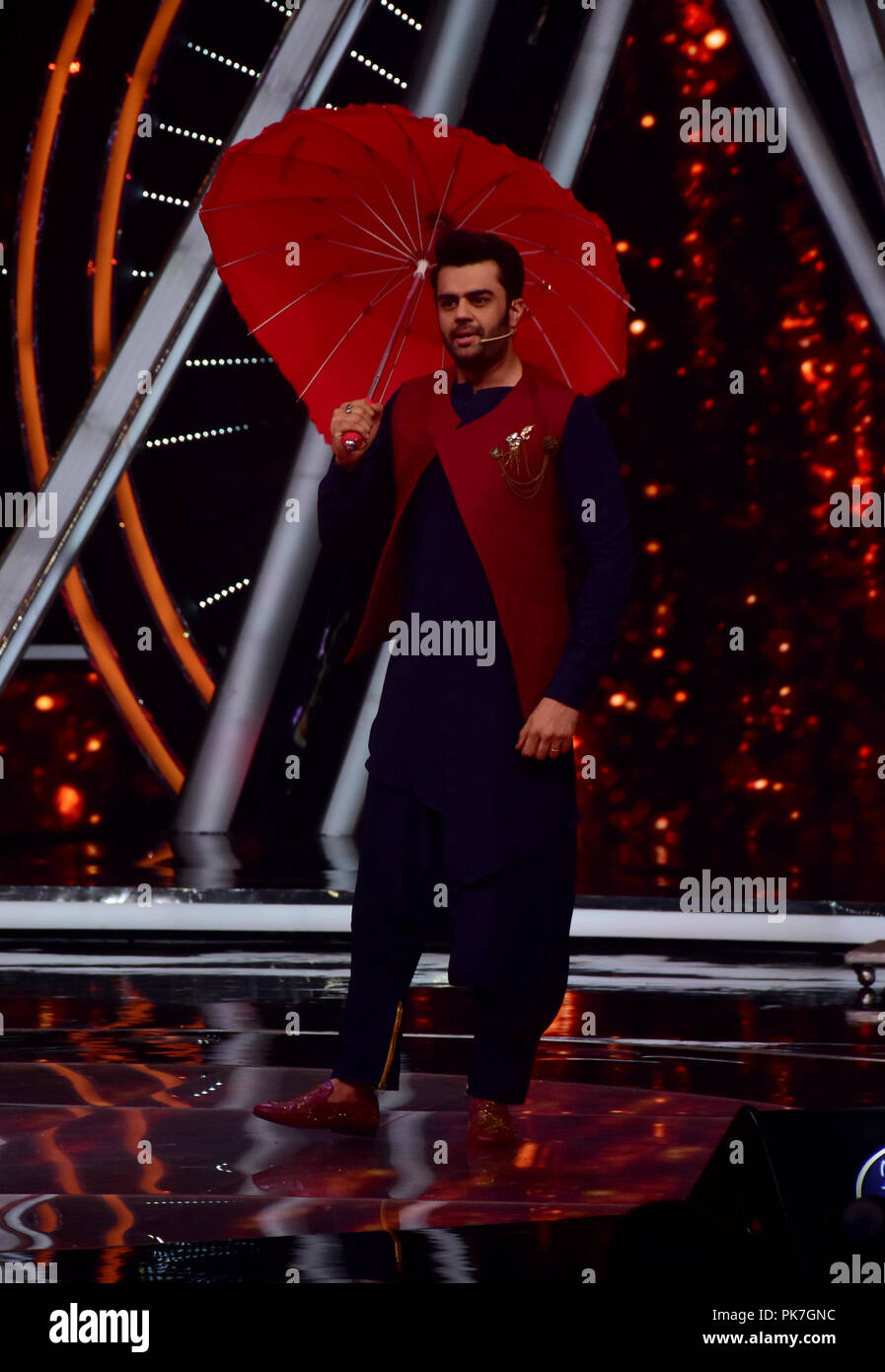 Mumbai, India. 11th Sep, 2018. Indian actor Manish Paul seen at show ...