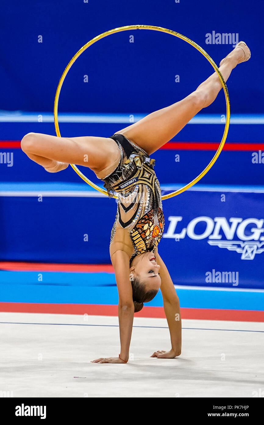 September 11, 2018: Dina Averina of Â Russia during Individual Hoop ...