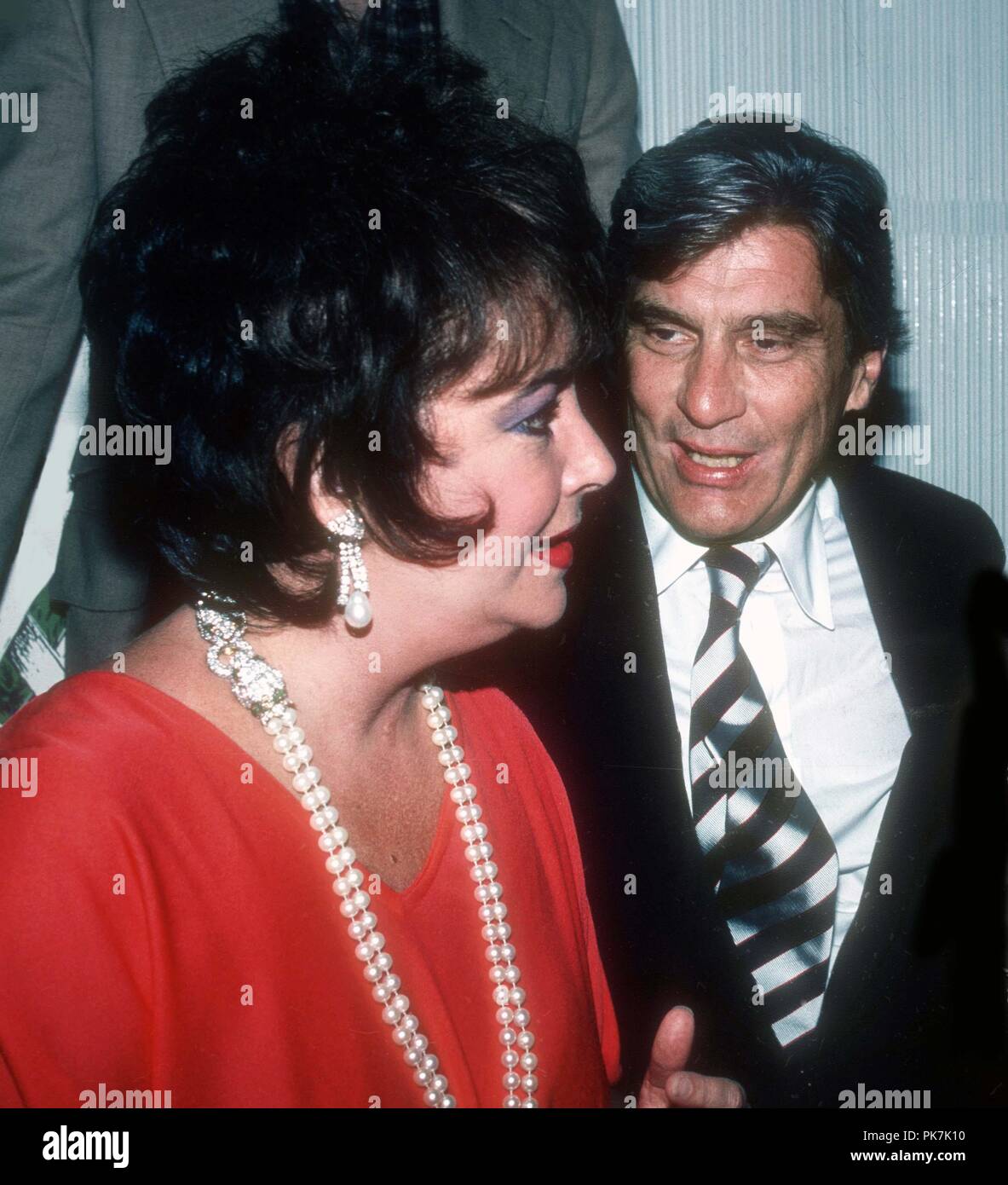 Elizabeth Taylor John Warner 1981 Photo By Adam Scull/PHOTOlink. Photo ...