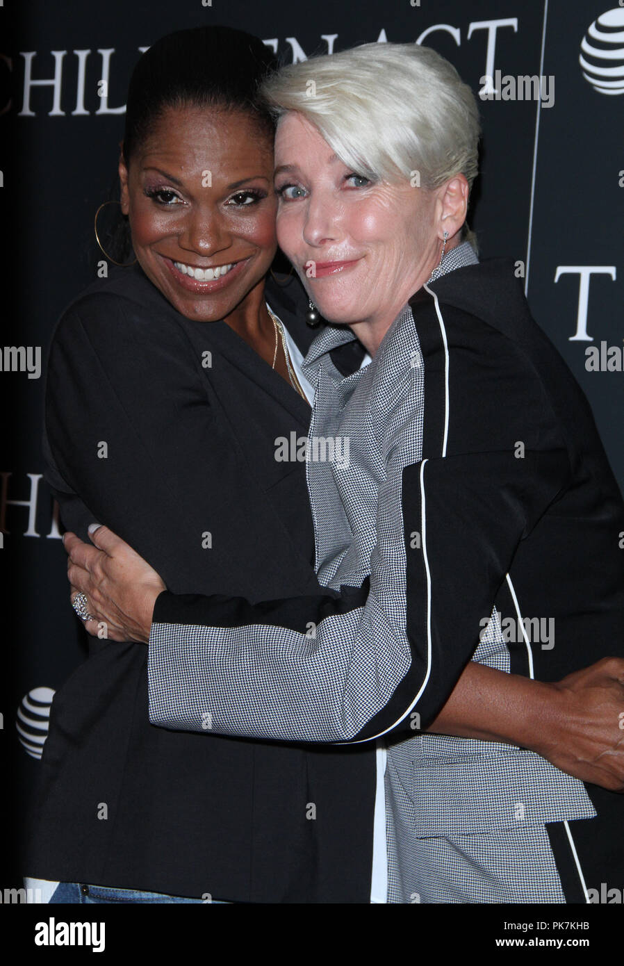 New York, NY, USA. 11th Sep, 2018. Audra McDonald, Emma Thompson at the ...