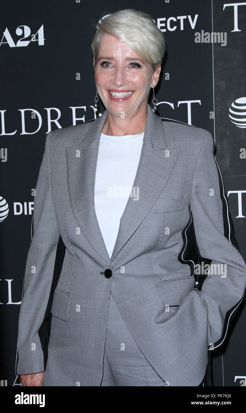New York, NY, USA. 11th Sep, 2018. Emma Thompson at the Premiere of The ...