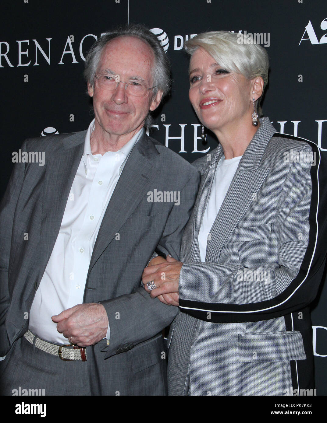 New York, NY, USA. 11th Sep, 2018. Ian McEwan, Emma Thompson at the ...